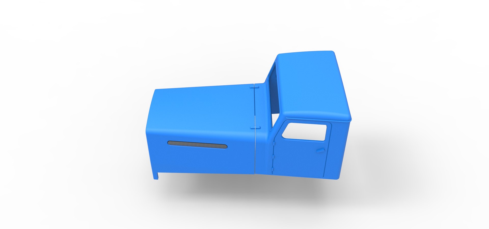 3D Cab Of Vintage GATR Racing Semi Truck Scale 1 To 25 - TurboSquid 2360443