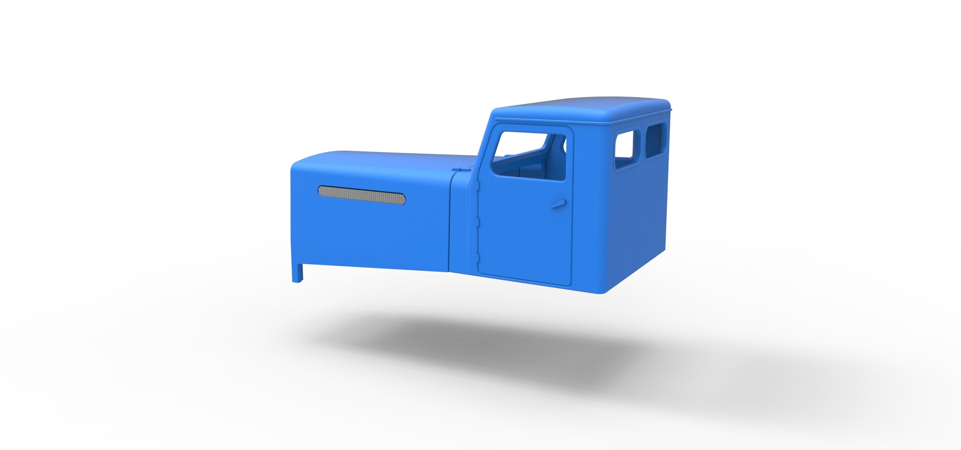 3D Cab Of Vintage GATR Racing Semi Truck Scale 1 To 25 - TurboSquid 2360443