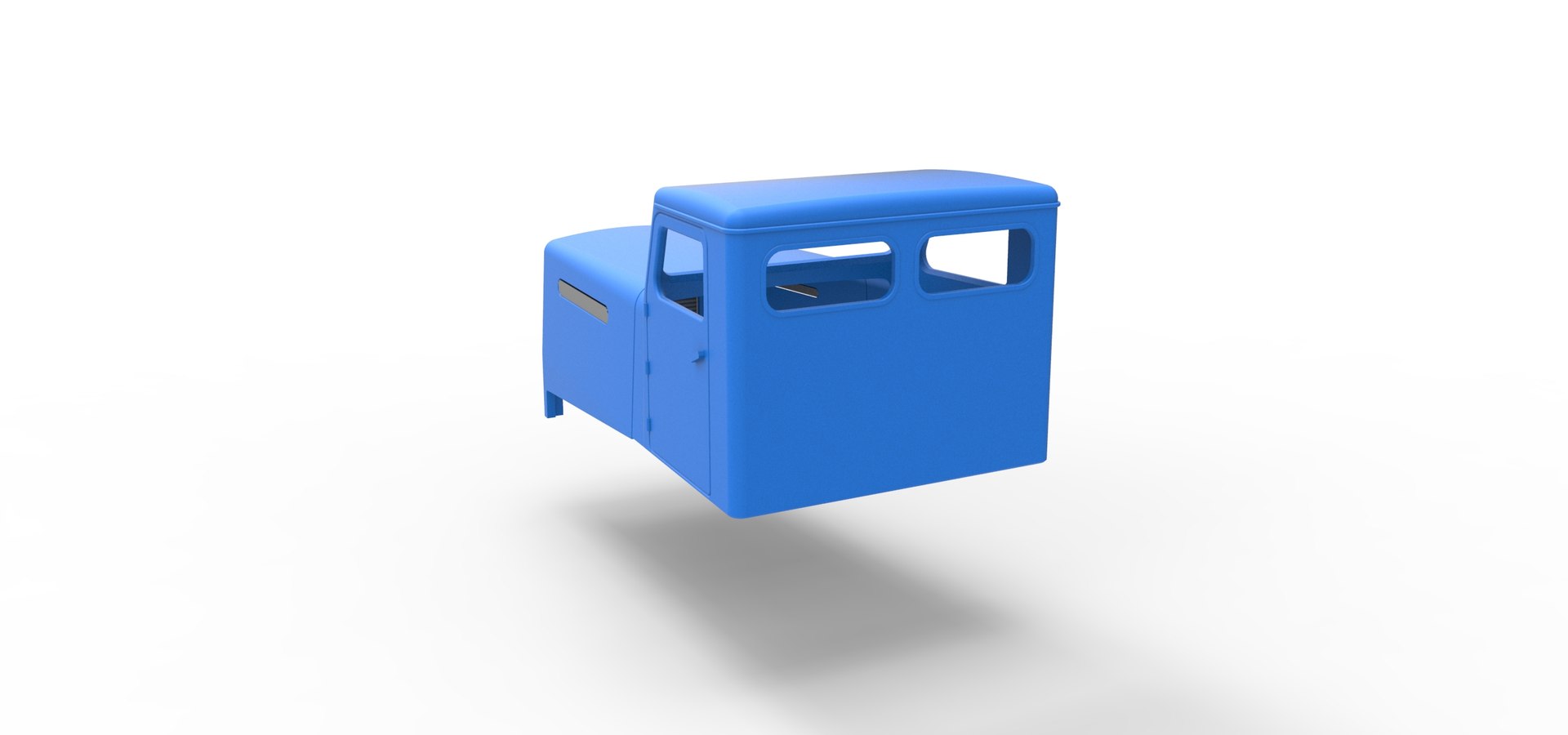 3D Cab Of Vintage GATR Racing Semi Truck Scale 1 To 25 - TurboSquid 2360443