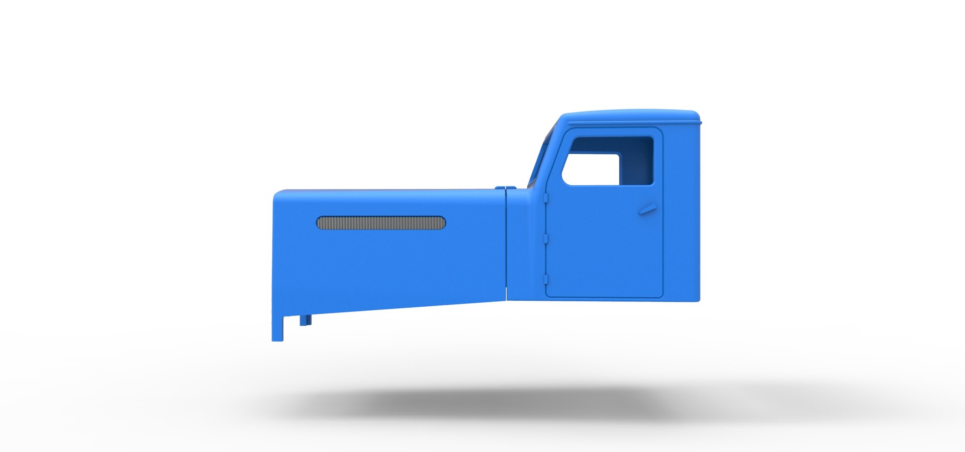 3D Cab Of Vintage GATR Racing Semi Truck Scale 1 To 25 - TurboSquid 2360443