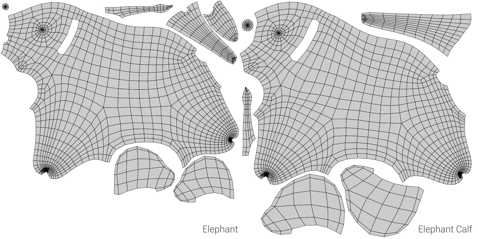 Stylized Elephants Pack 3D Model - TurboSquid 1644757