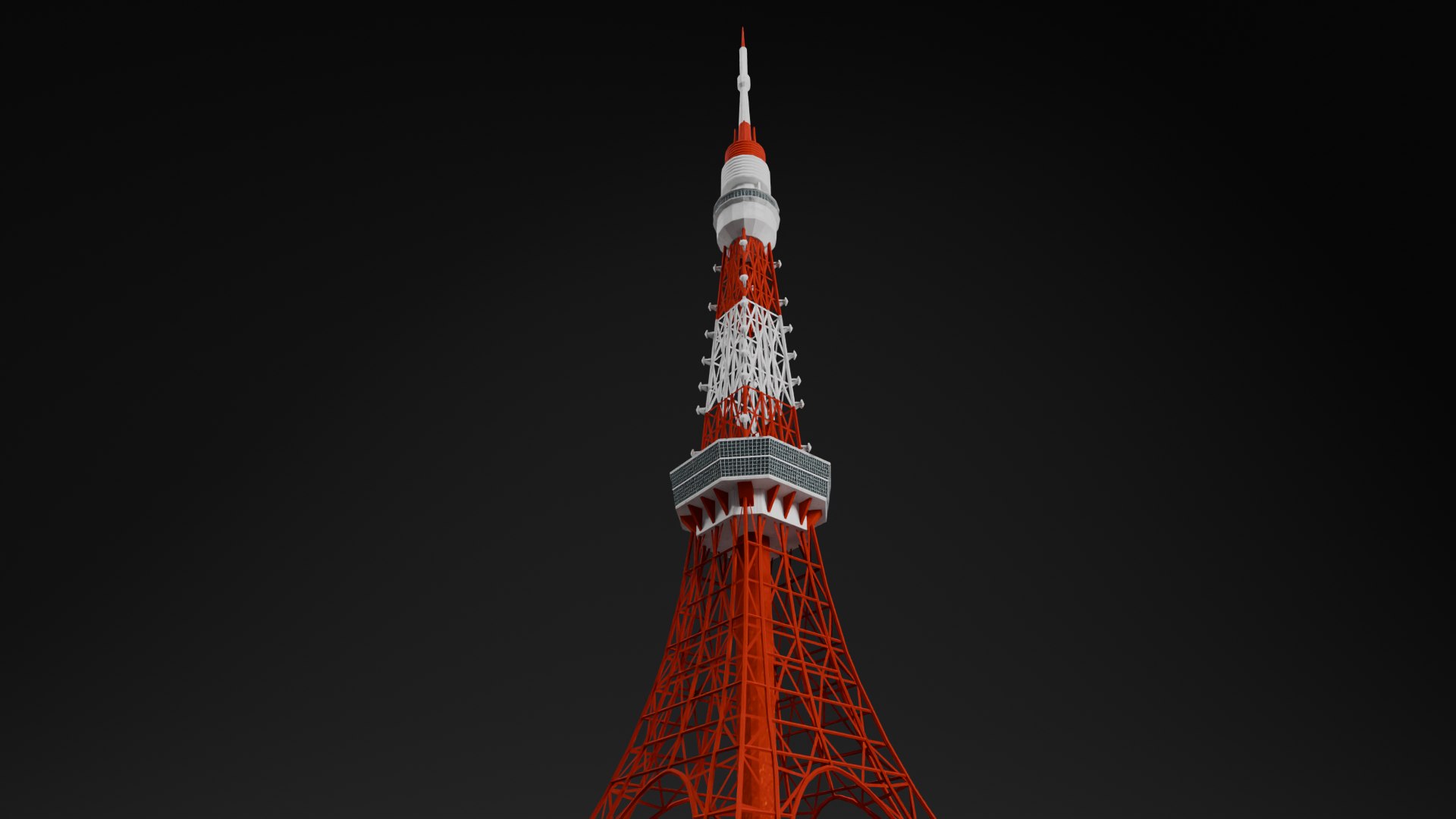 Low Poly Tokyo Tower - Japan 3D Model - TurboSquid 2343724