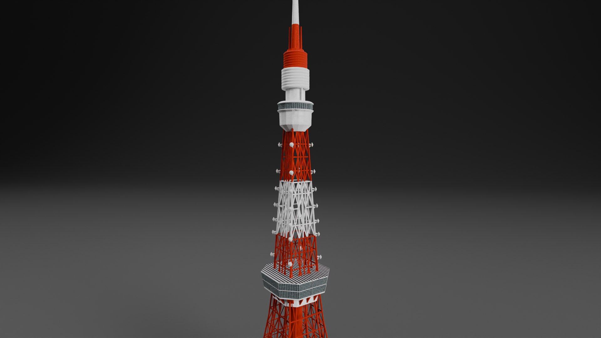 Low Poly Tokyo Tower - Japan 3D Model - TurboSquid 2343724