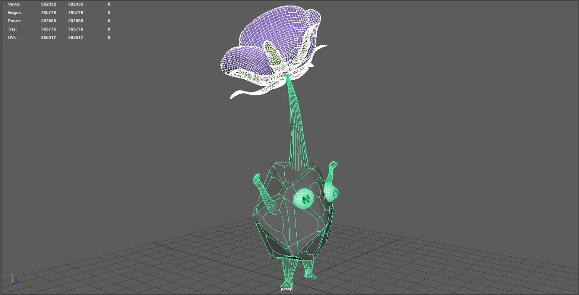 Rock Flower Pikmin 3D Model - TurboSquid 1653698