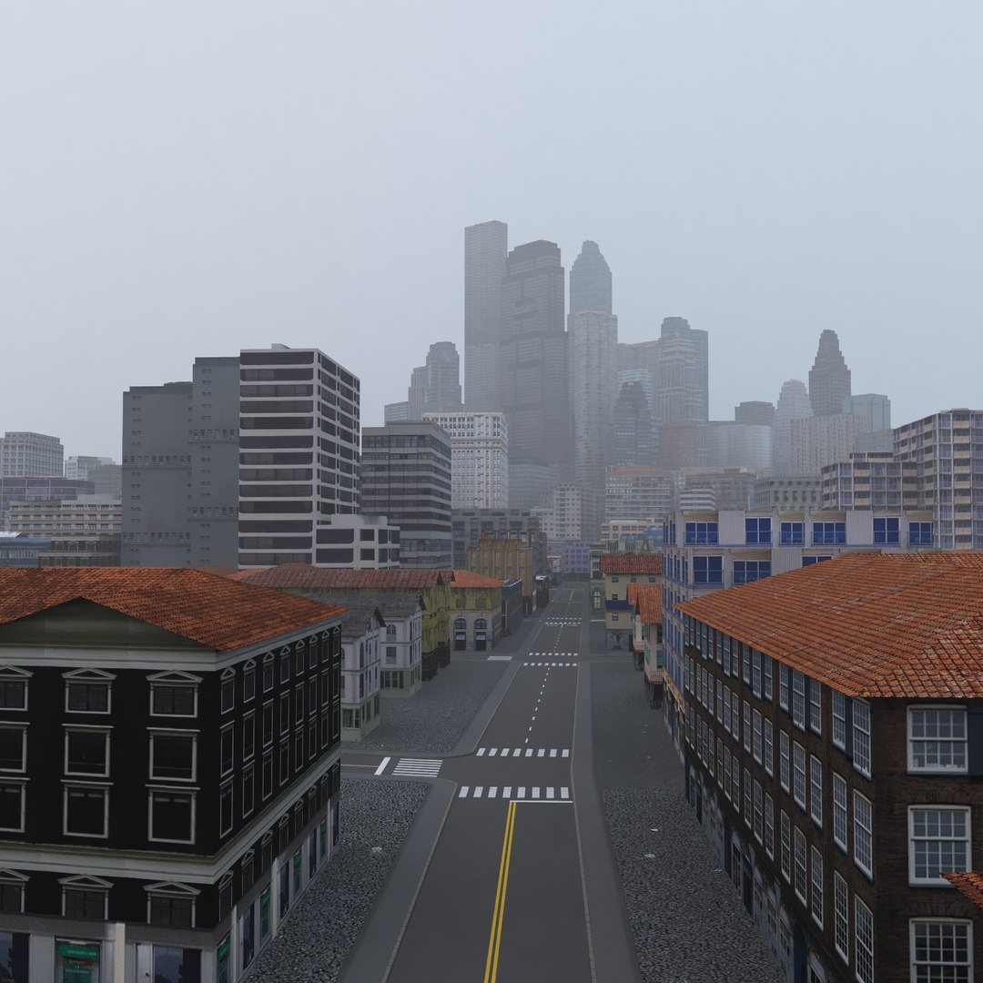 City 100 3D Model - TurboSquid 2205904