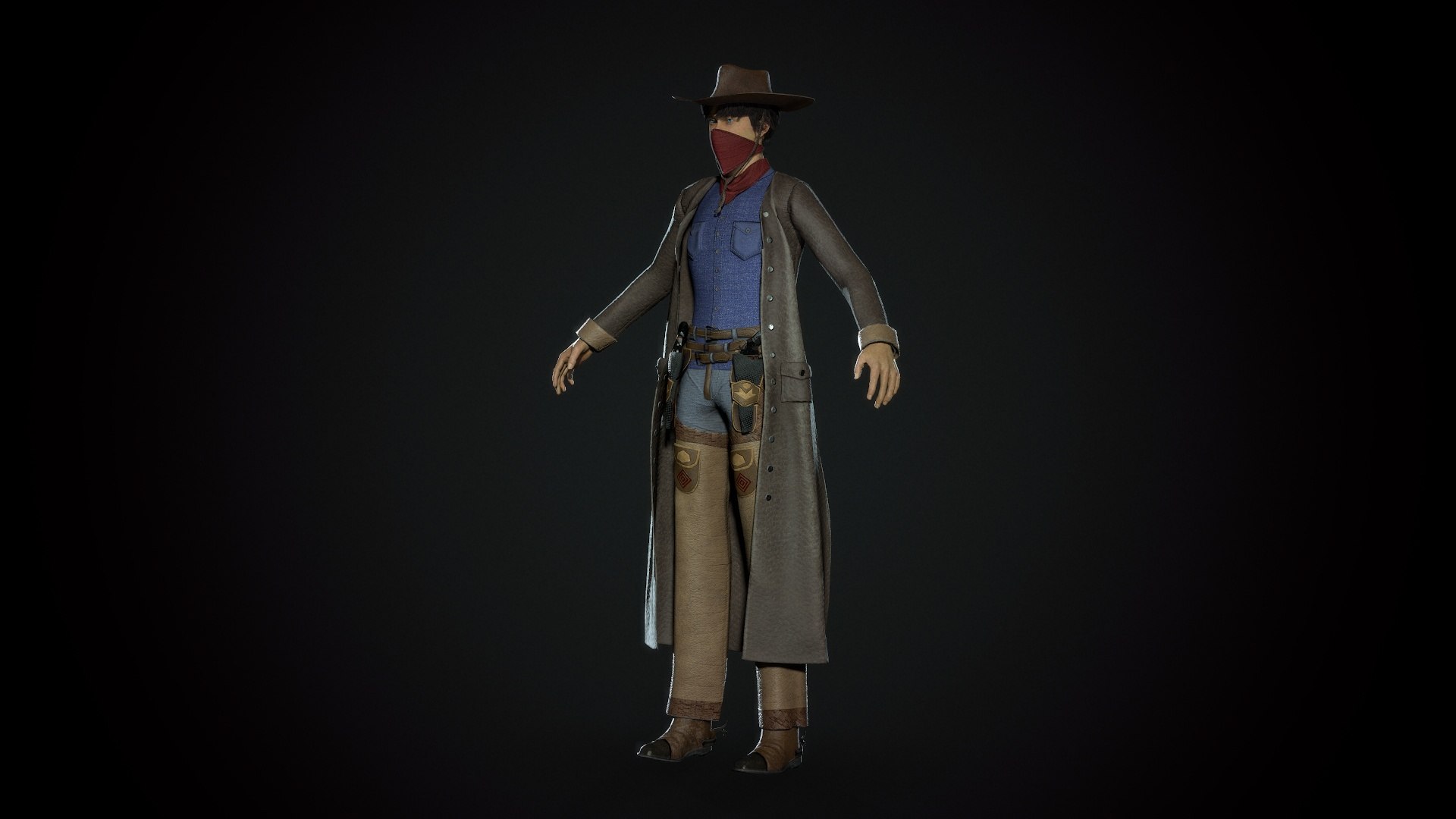Cowboy 3D - TurboSquid 1870372