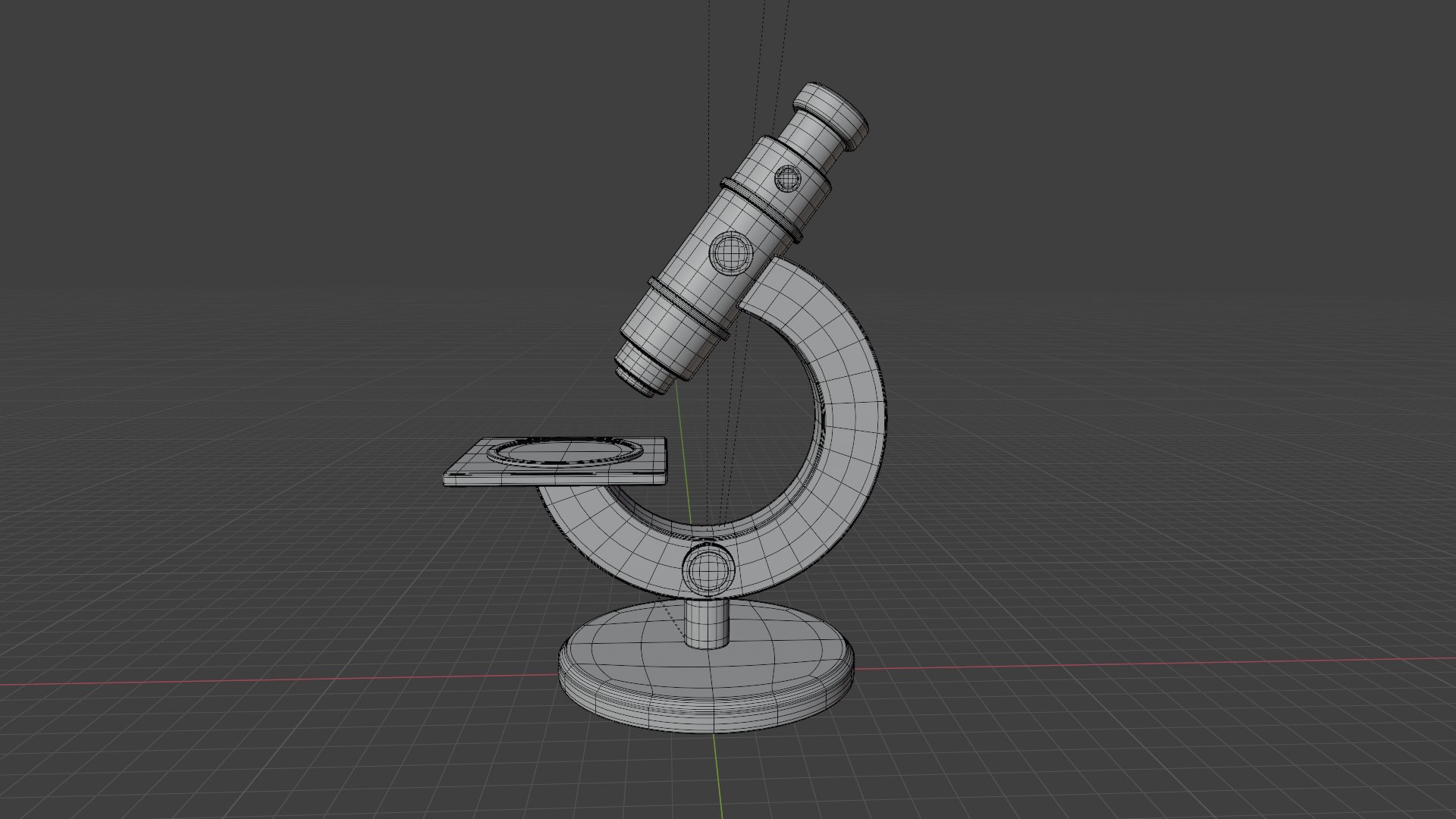 3D Cartoon Microscope Model - TurboSquid 1858291