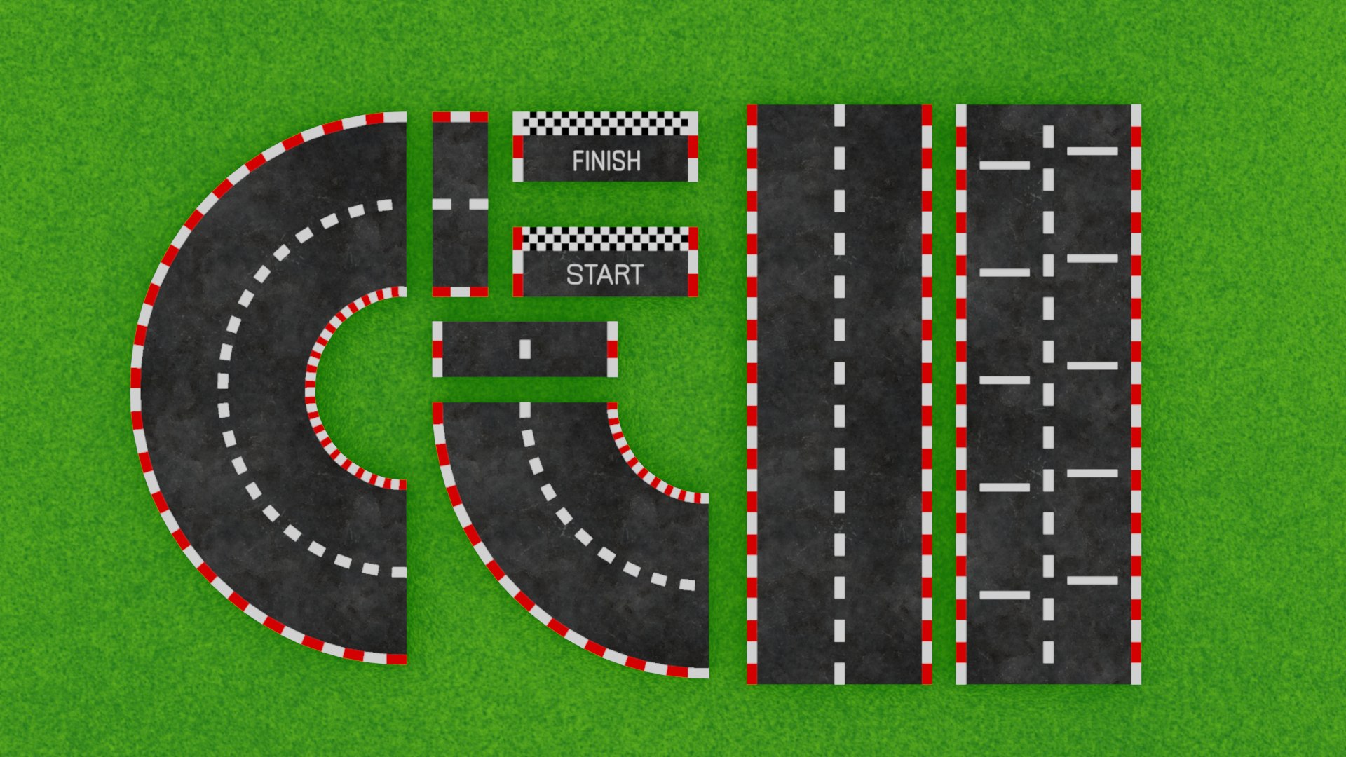 Racetrack - Circuit 3D - TurboSquid 1932975