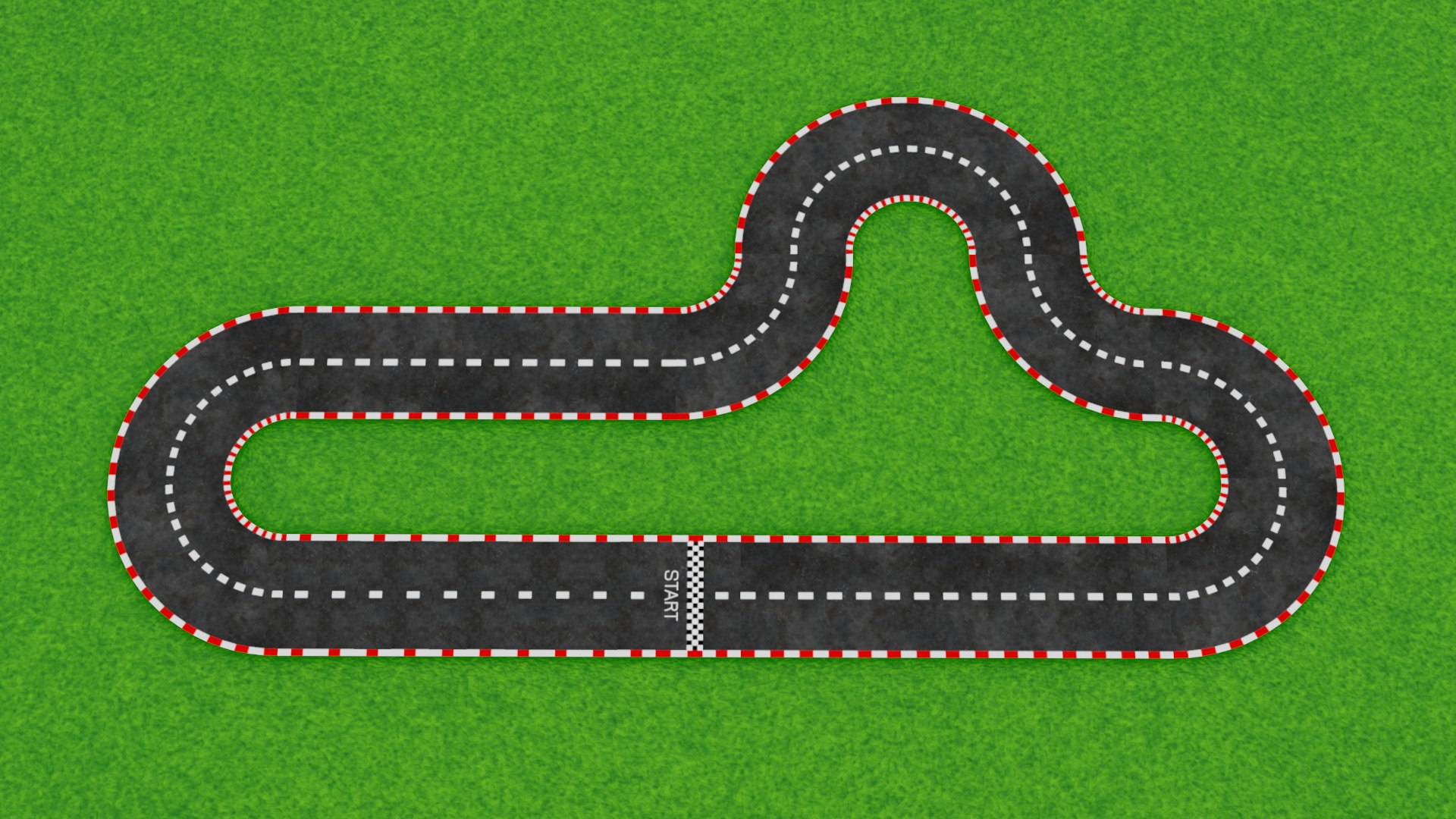 Racetrack - Circuit 3D - TurboSquid 1932975