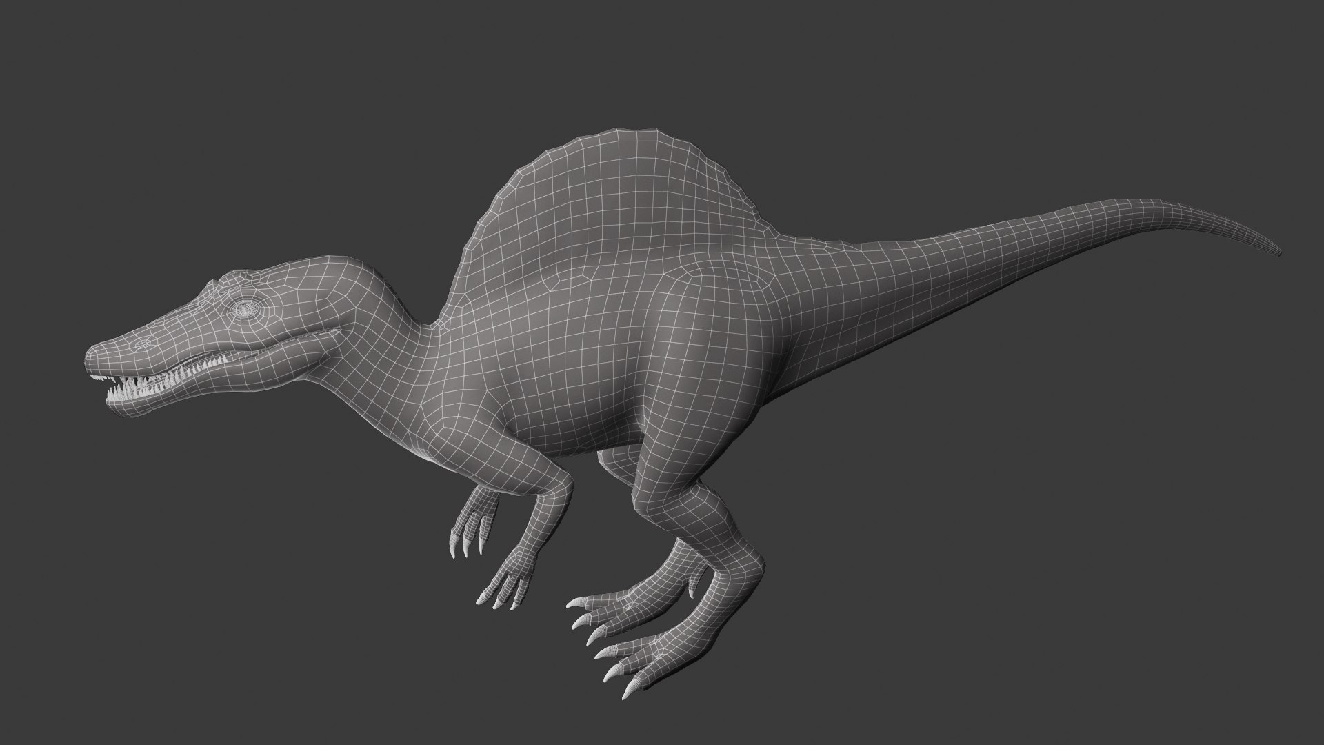 3D Model Spinosaurus Dinosaur - TurboSquid 1601064