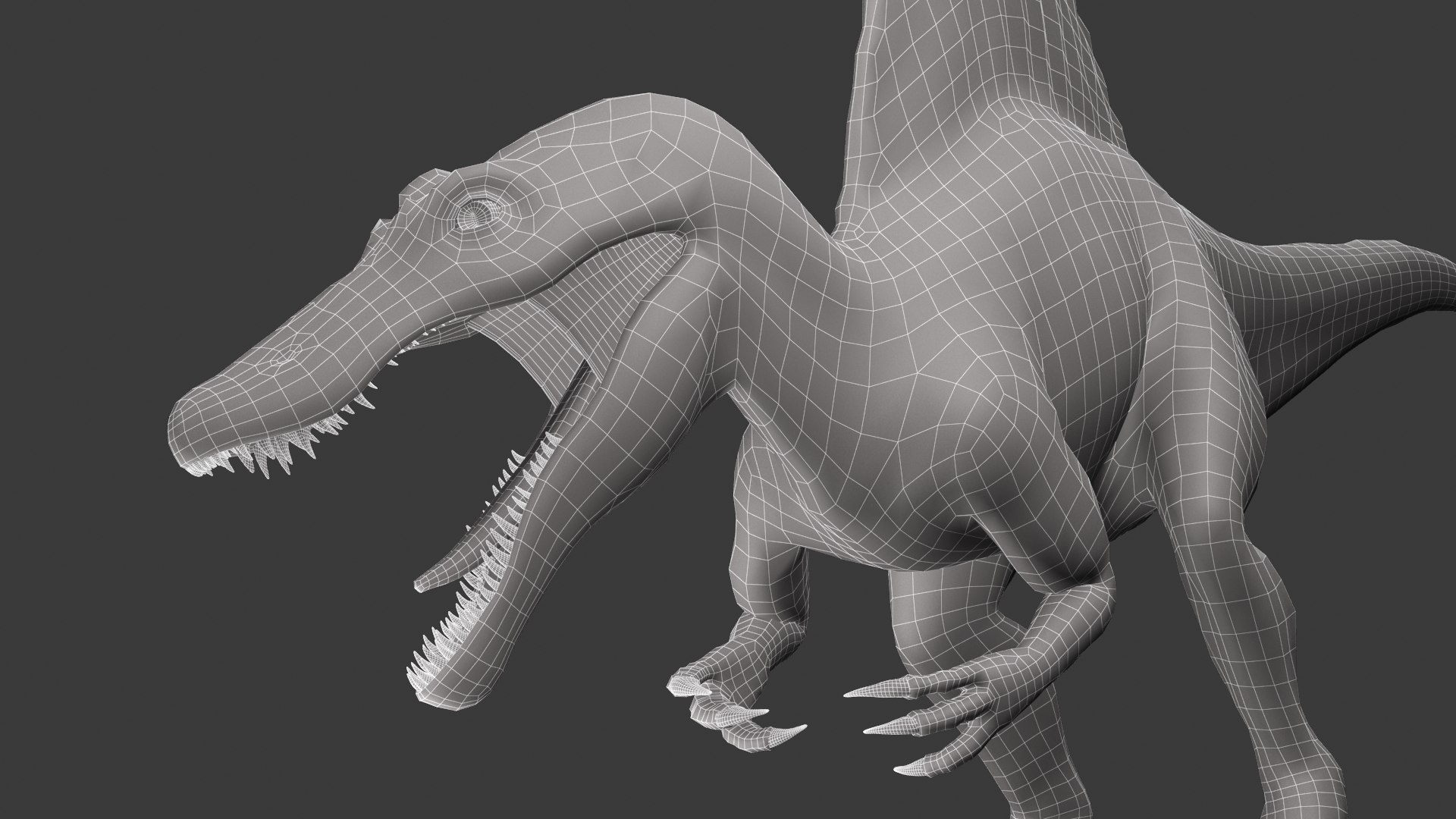 3D Model Spinosaurus Dinosaur - TurboSquid 1601064