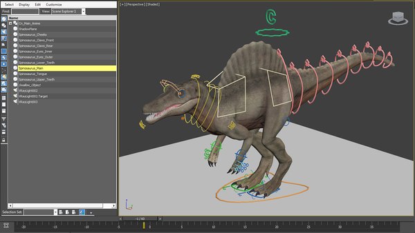3D model spinosaurus dinosaur - TurboSquid 1601064