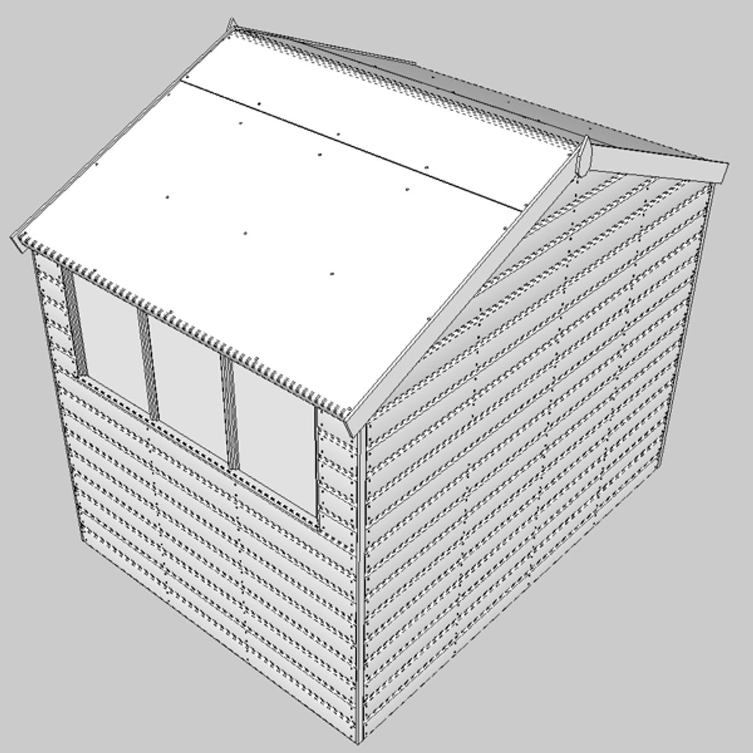 Garden Shed 3d 3ds