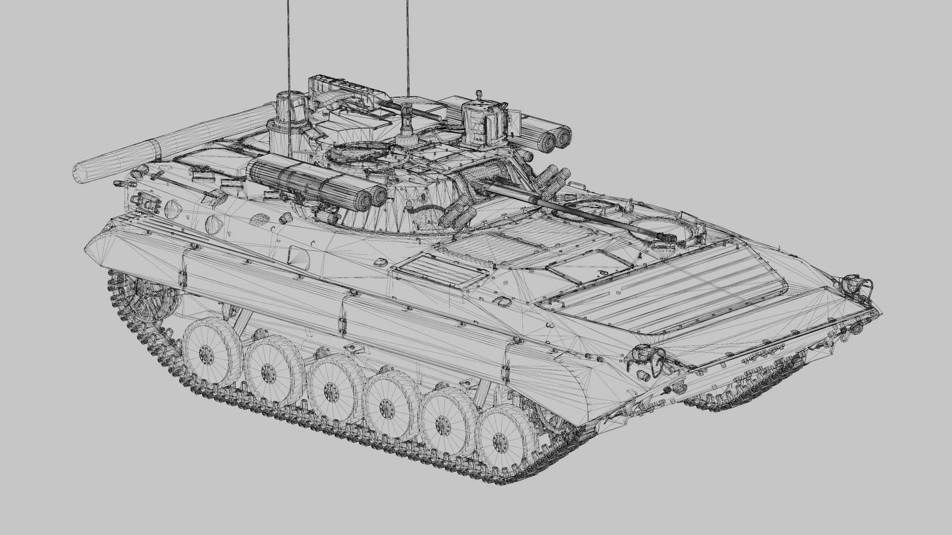 3D Model BMP-2M - TurboSquid 2332200