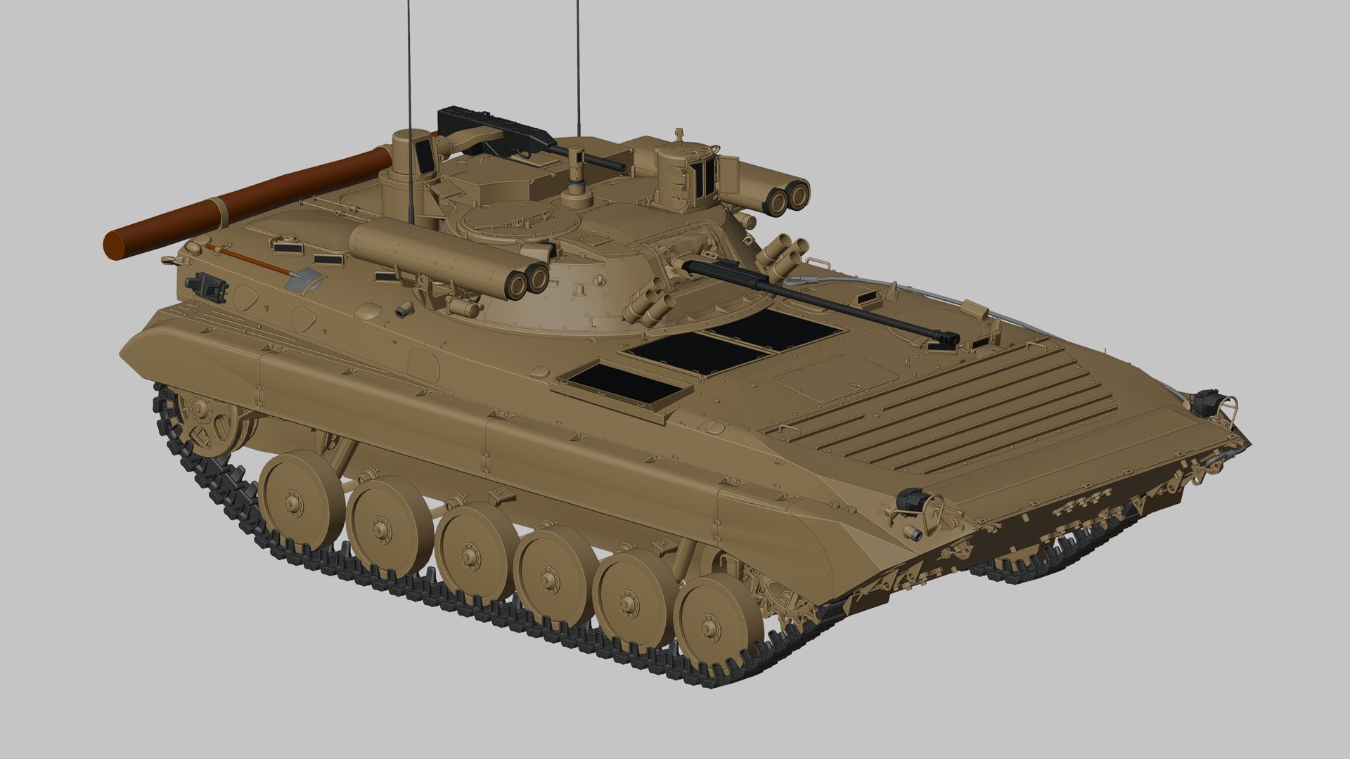 3D Model BMP-2M - TurboSquid 2332200