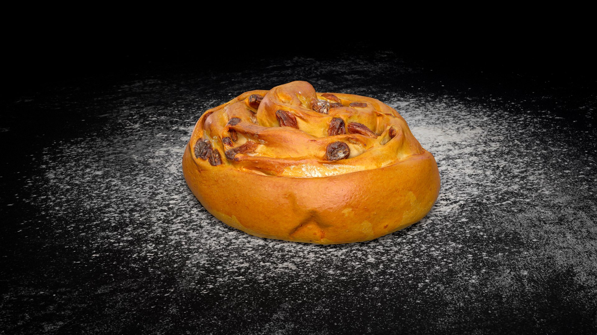 3D Swirl Bun With Raisin PBR Low-poly 3D Model Model - TurboSquid 2312700