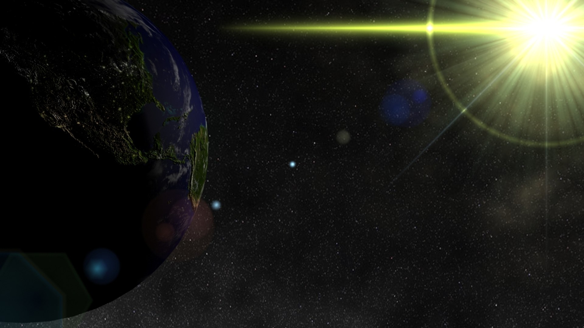 3d Max Earth Planets Higth