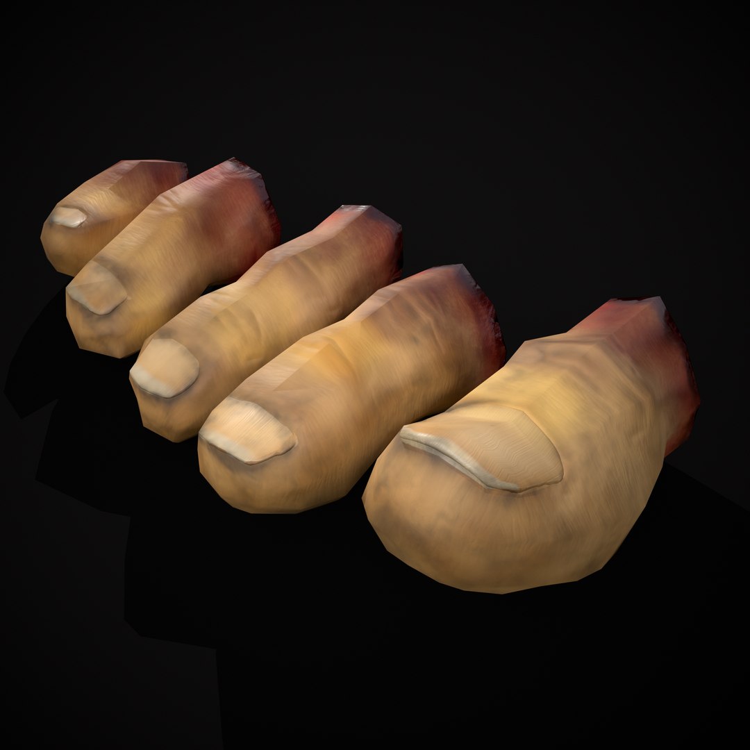 3D Severed Toes Set Model - TurboSquid 2176714