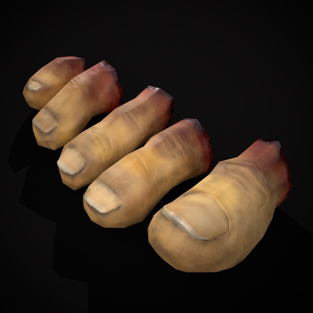 3D Severed Toes Set Model - TurboSquid 2176714