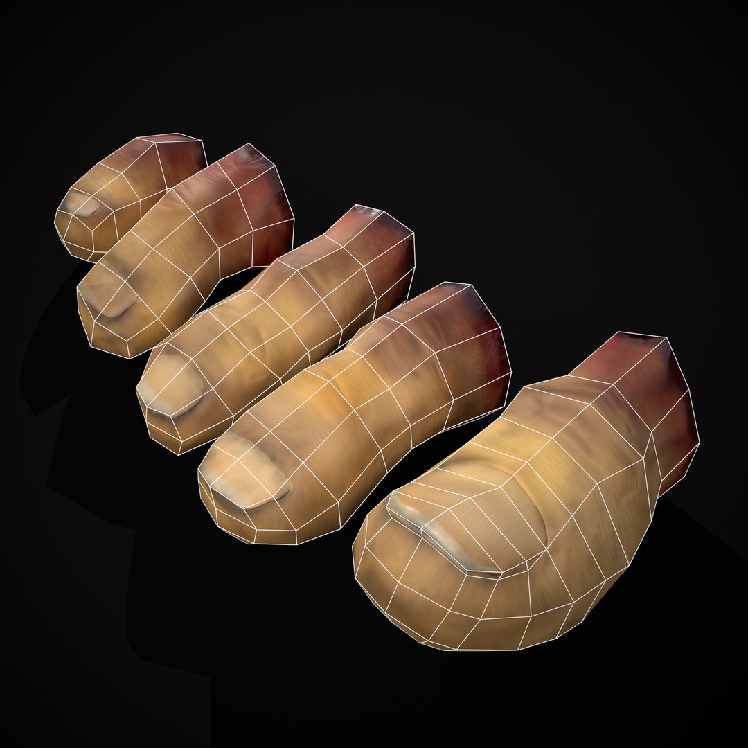 3D Severed Toes Set Model - TurboSquid 2176714