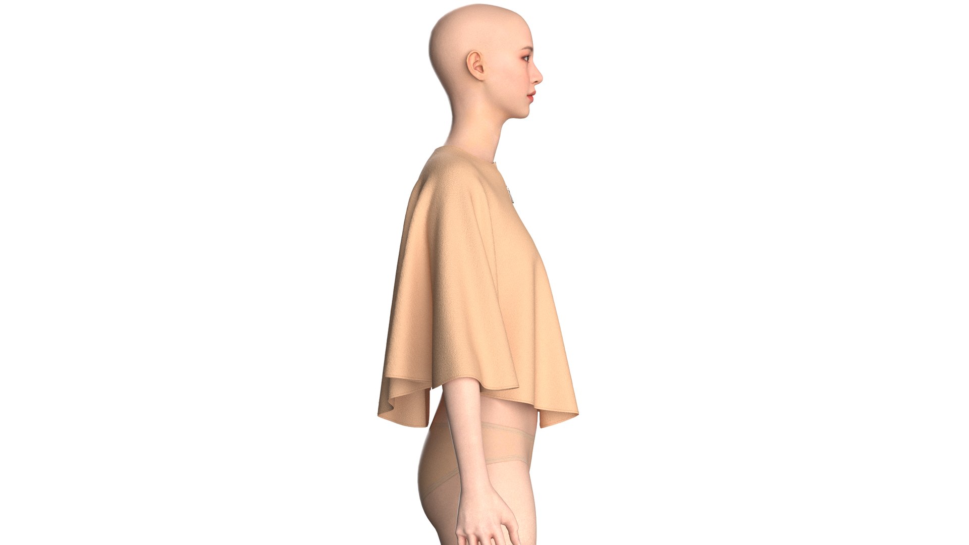 Girls Cope Dress V4 3D Model - TurboSquid 2397699