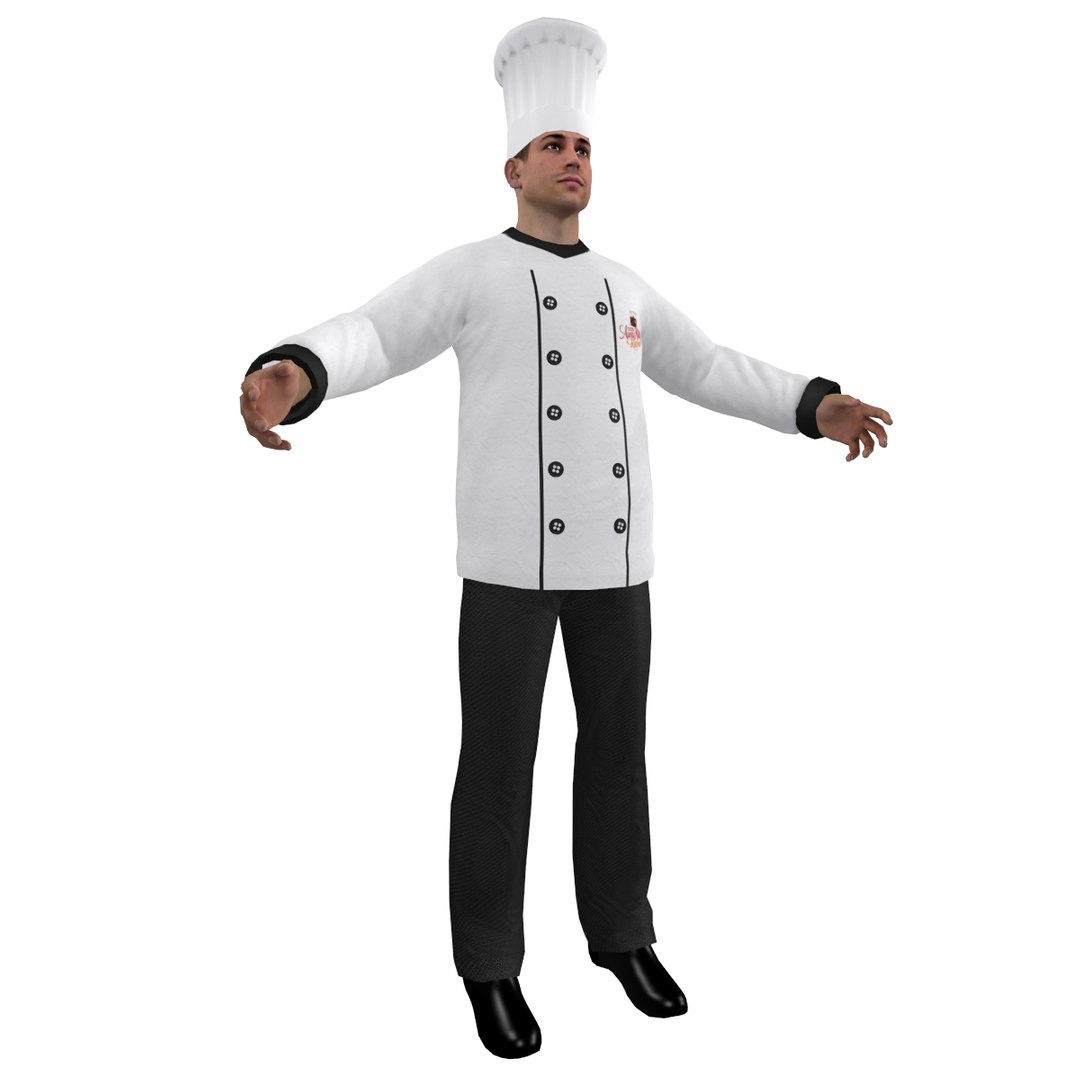 3d Chef Hat