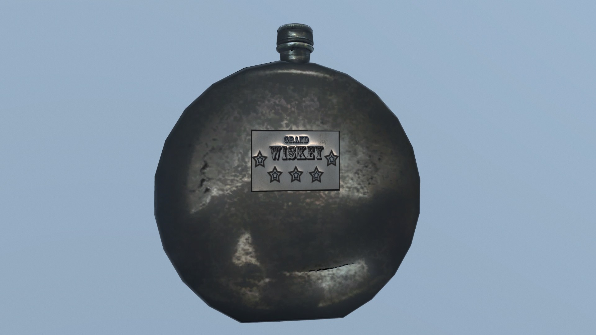 Old Flask Whiskey Model - TurboSquid 1811301