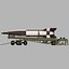 Ballistic Missile V-2 Launcher 3d 3ds