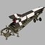 Ballistic Missile V-2 Launcher 3d 3ds