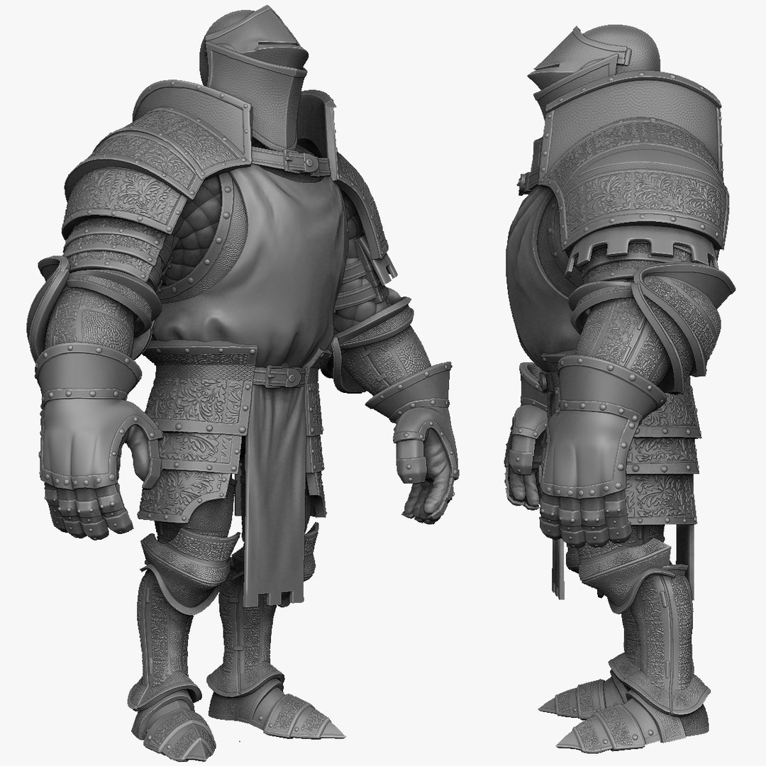 3d sculpt knight k1 series model
