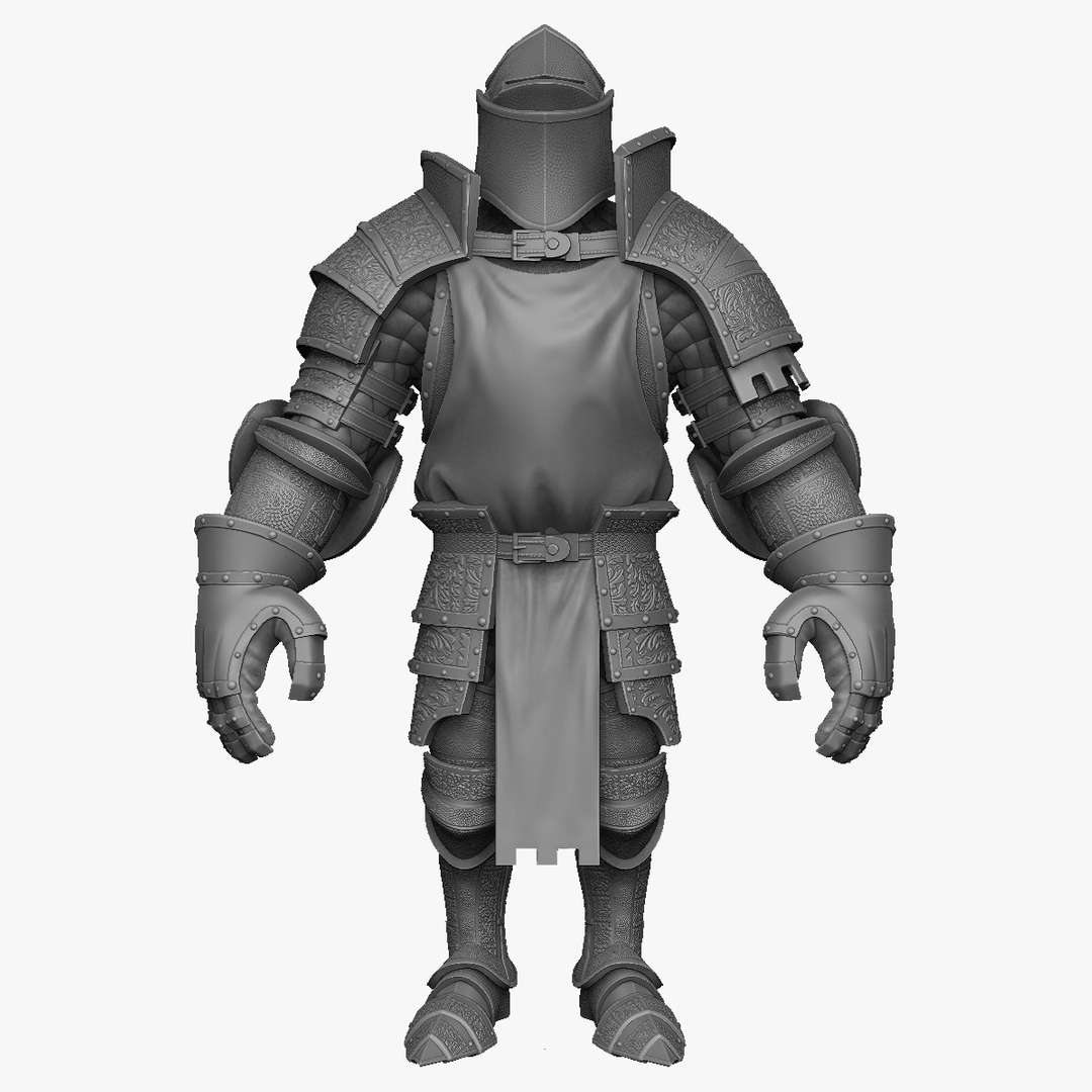 3d sculpt knight k1 series model