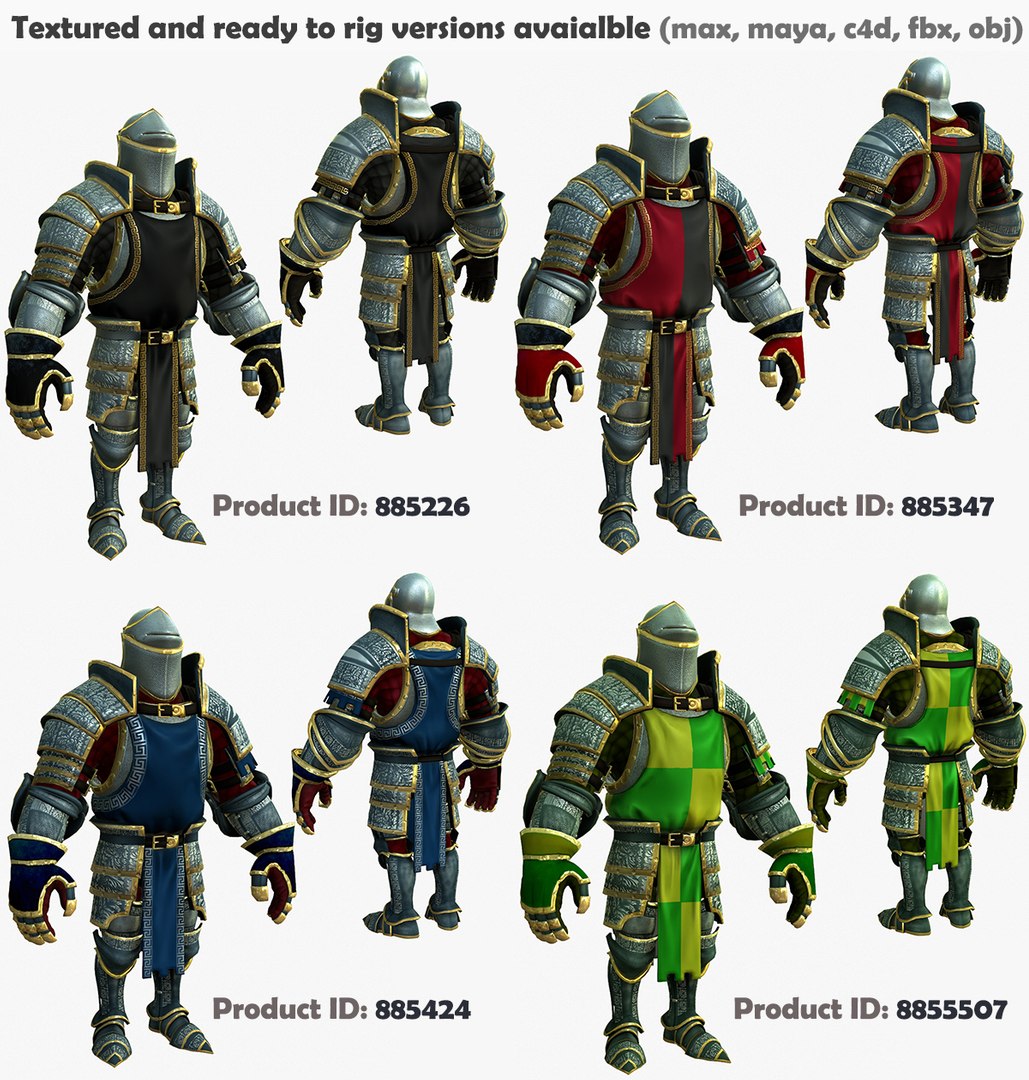 3d sculpt knight k1 series model