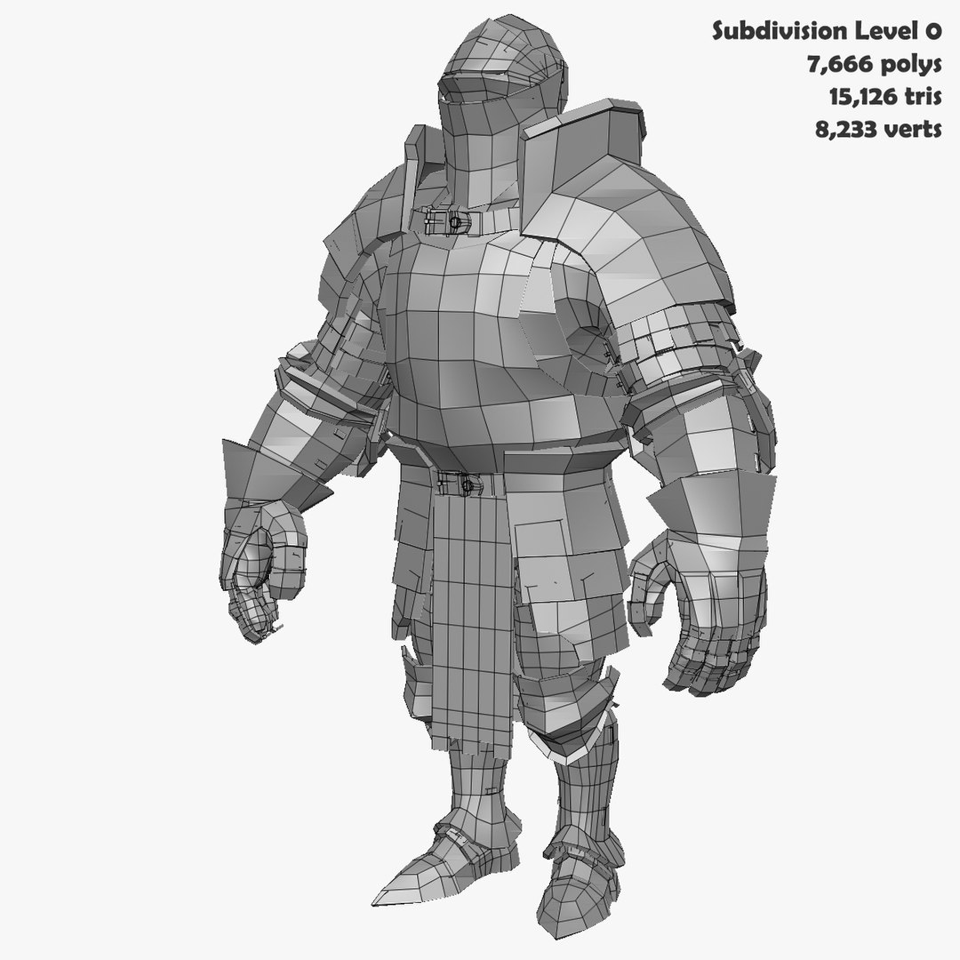 3d sculpt knight k1 series model