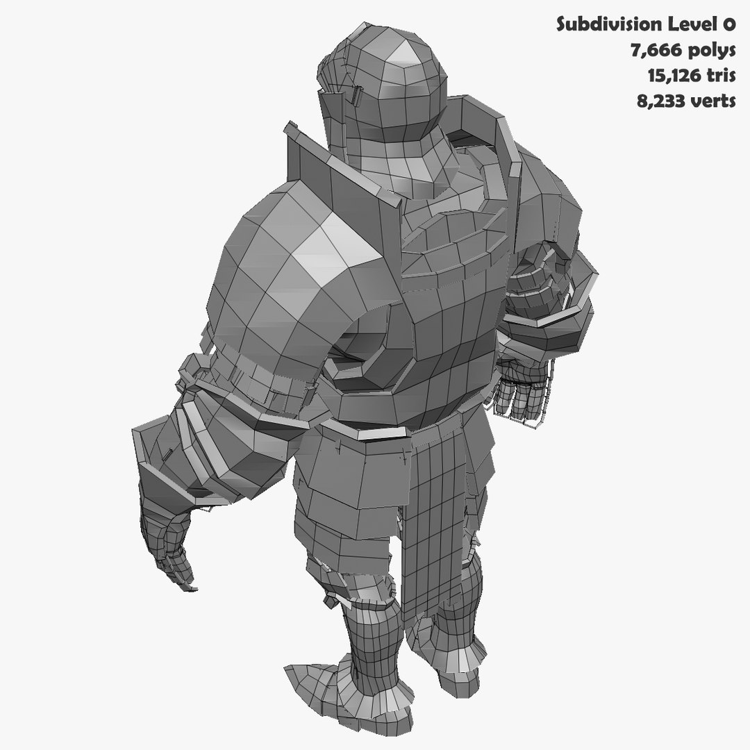 3d sculpt knight k1 series model