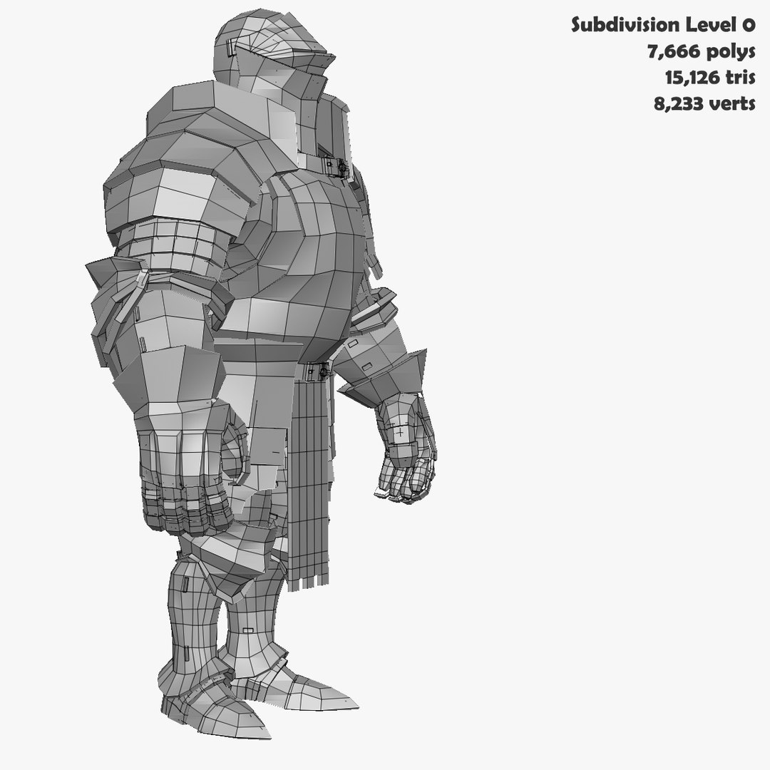 3d sculpt knight k1 series model