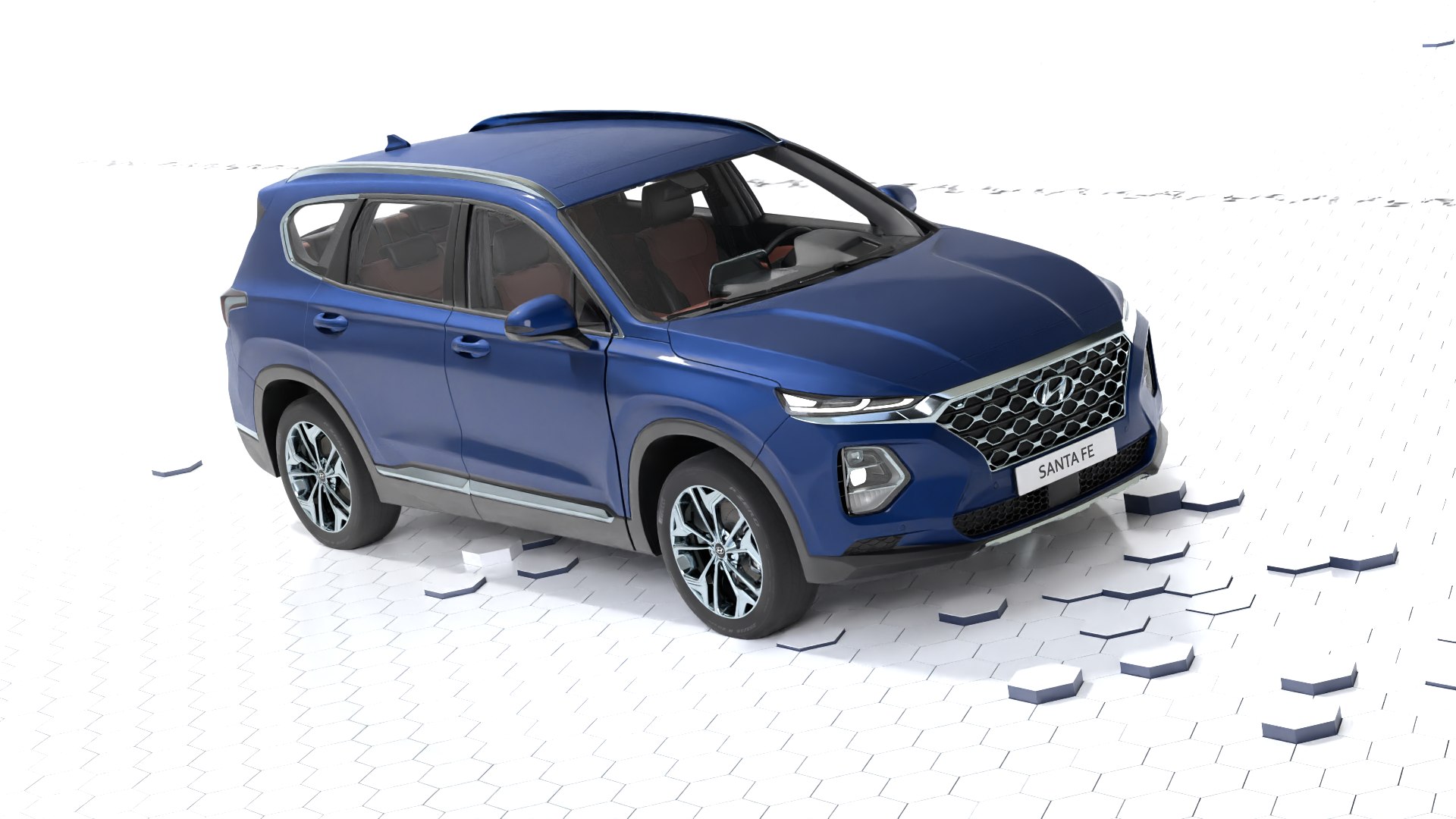 3D Hyundai Santa Fe 2019 3D Model - TurboSquid 2257675