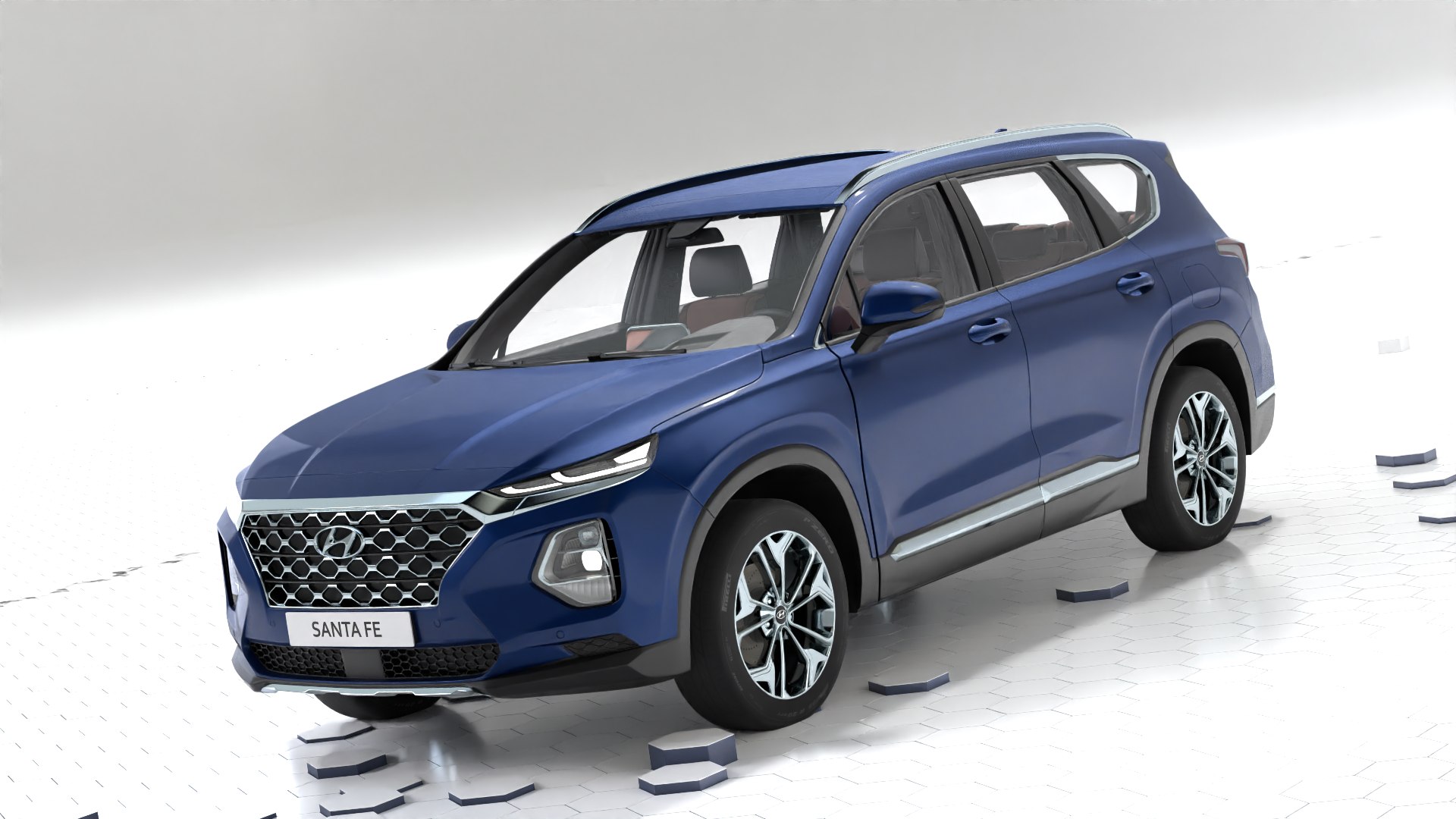 3D Hyundai Santa Fe 2019 3D Model - TurboSquid 2257675
