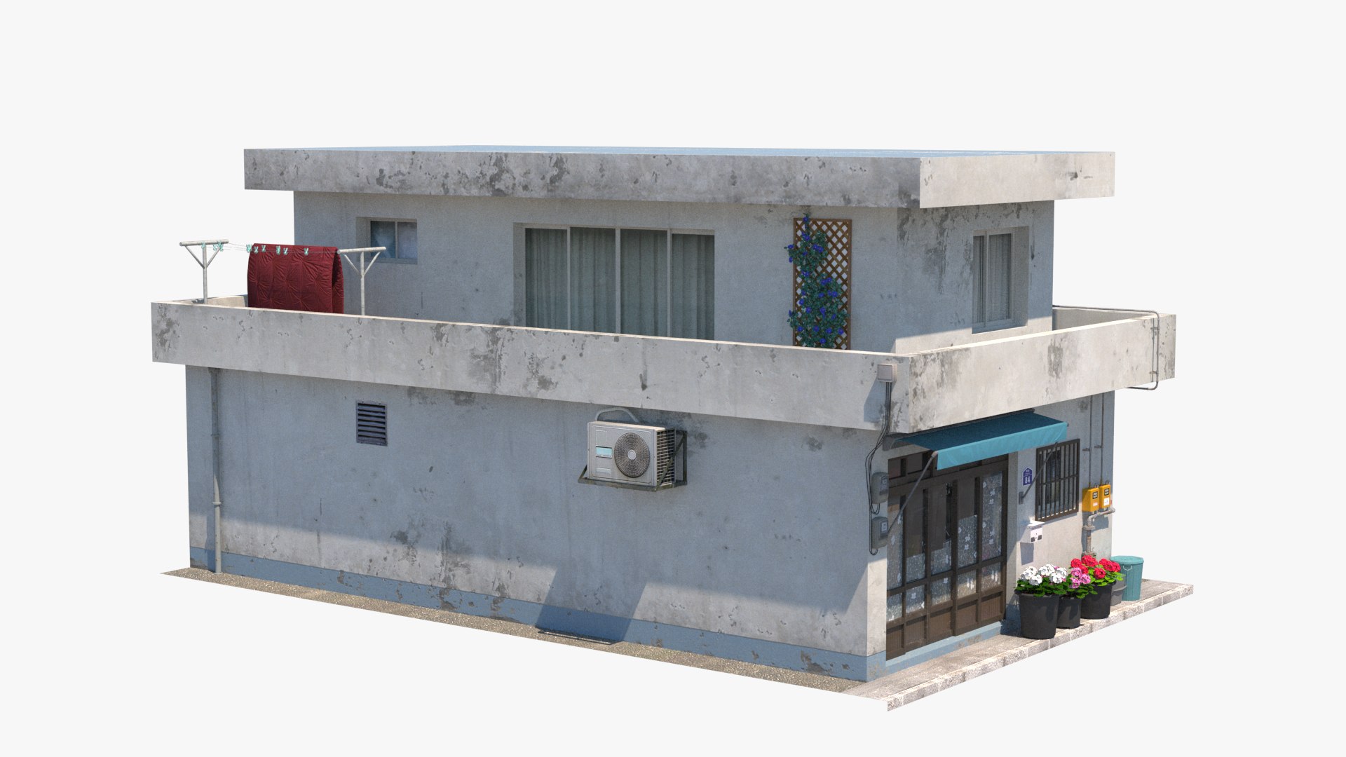 Bonghwang-ro House 3D Model - TurboSquid 2159301