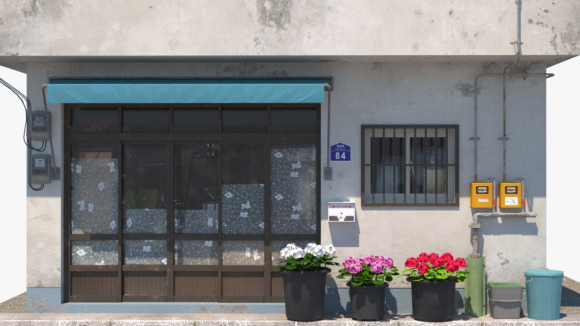 Bonghwang-ro House 3D Model - TurboSquid 2159301