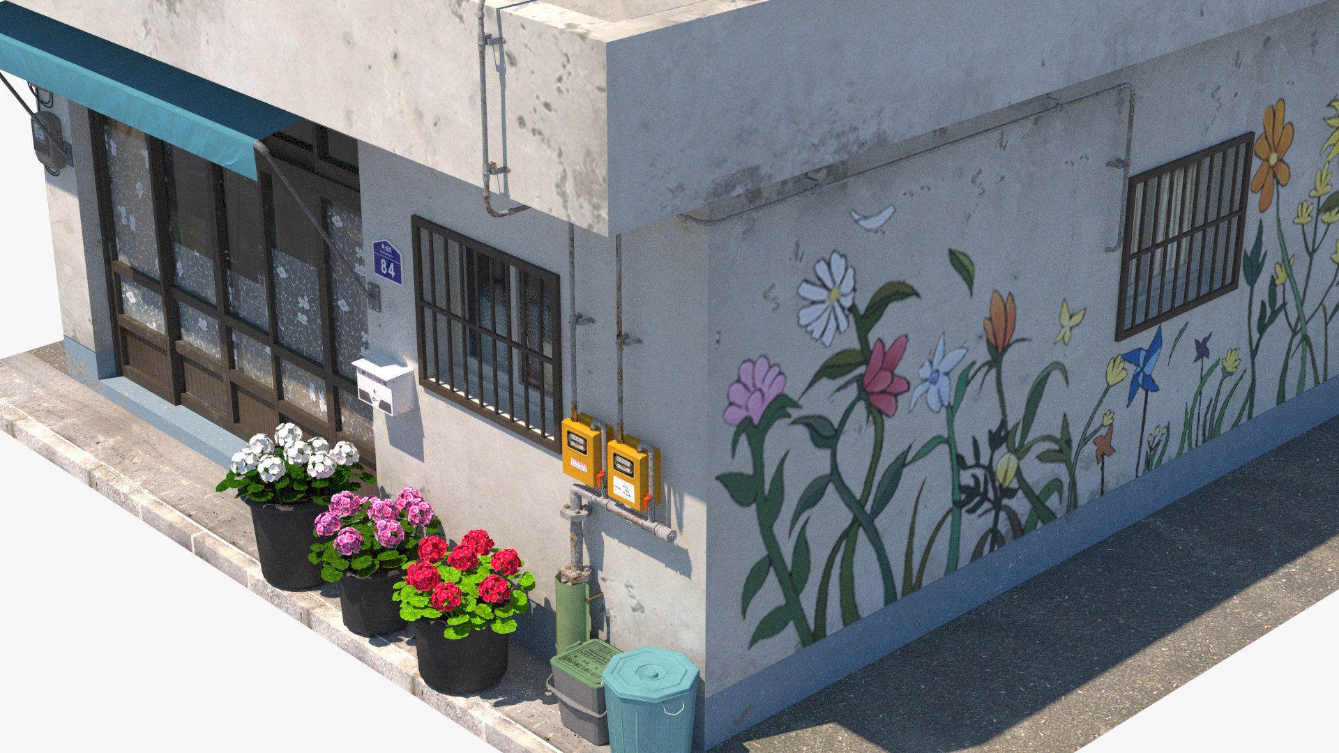 Bonghwang-ro House 3D Model - TurboSquid 2159301