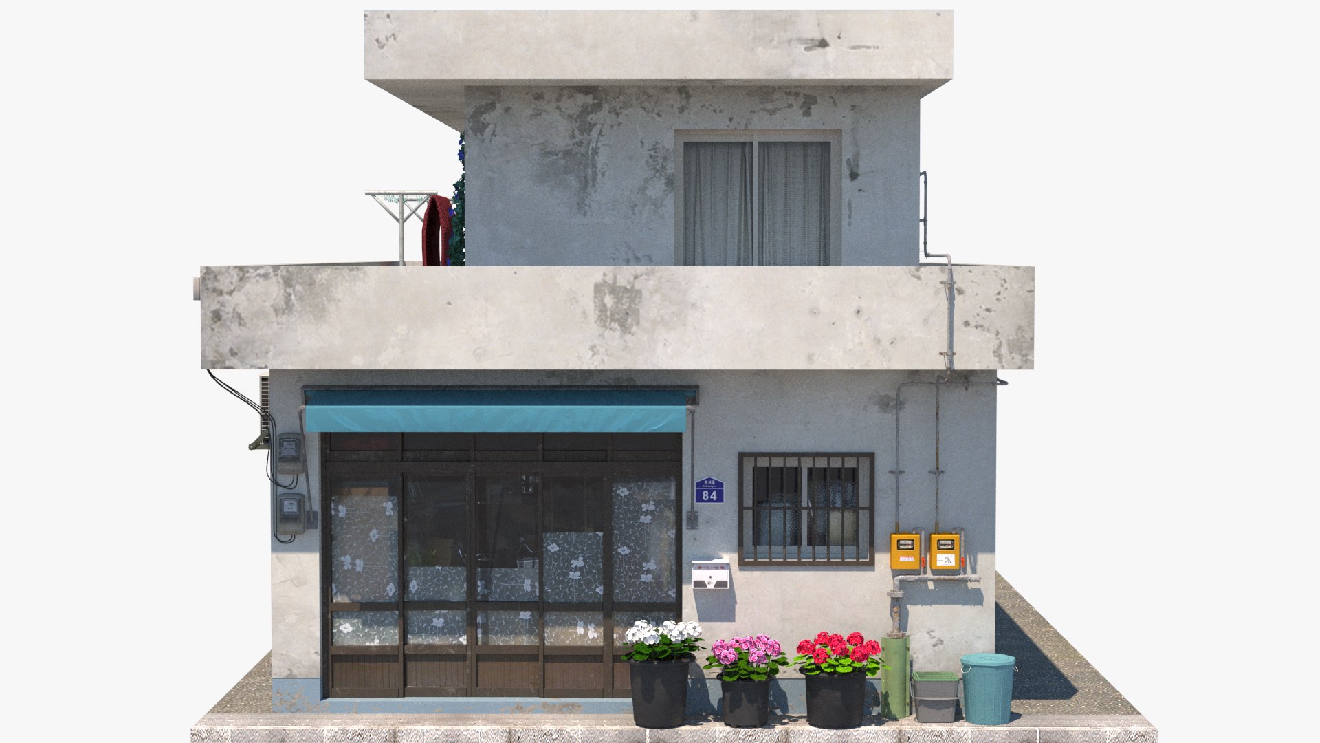 Bonghwang-ro House 3D Model - TurboSquid 2159301