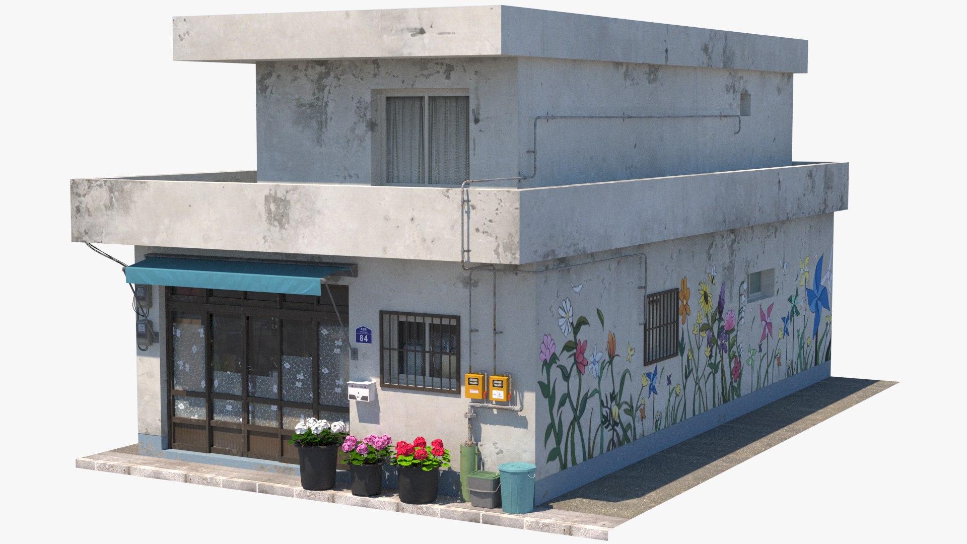 Bonghwang-ro House 3D model - TurboSquid 2159301