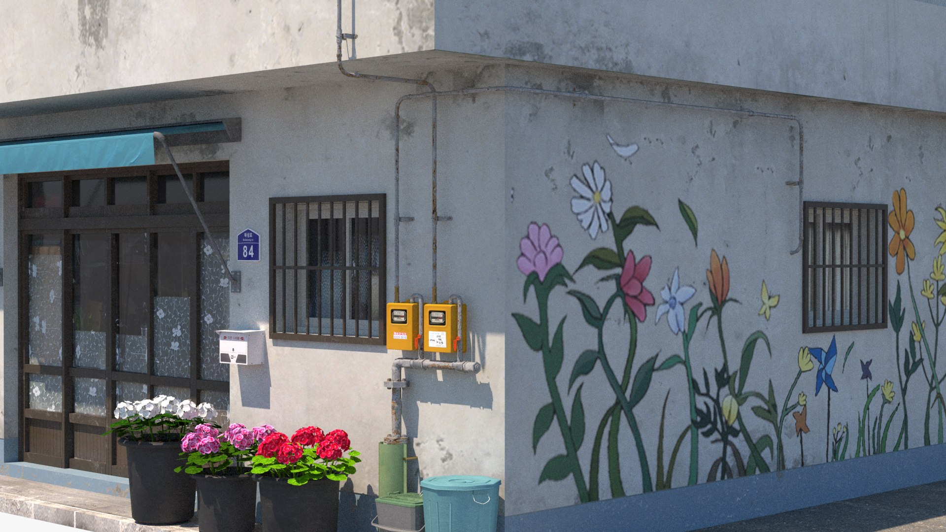 Bonghwang-ro House 3D Model - TurboSquid 2159301