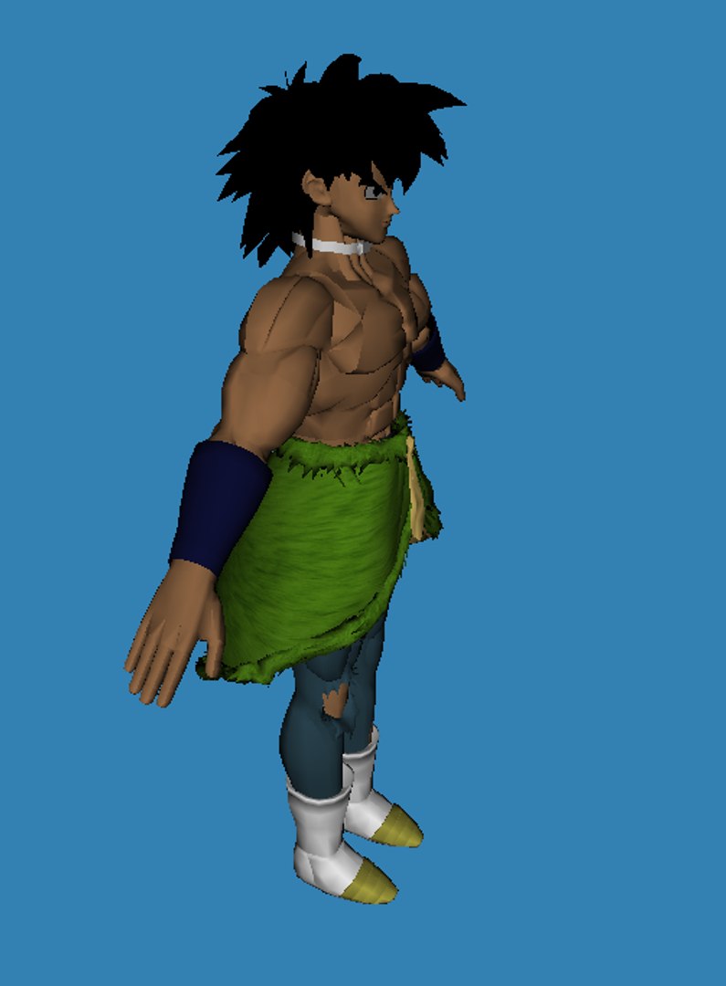 Broly Movie Dbs 3D - TurboSquid 1314215
