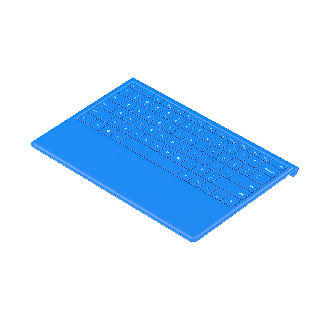 Bent Surface Keyboard 3D - TurboSquid 1183829