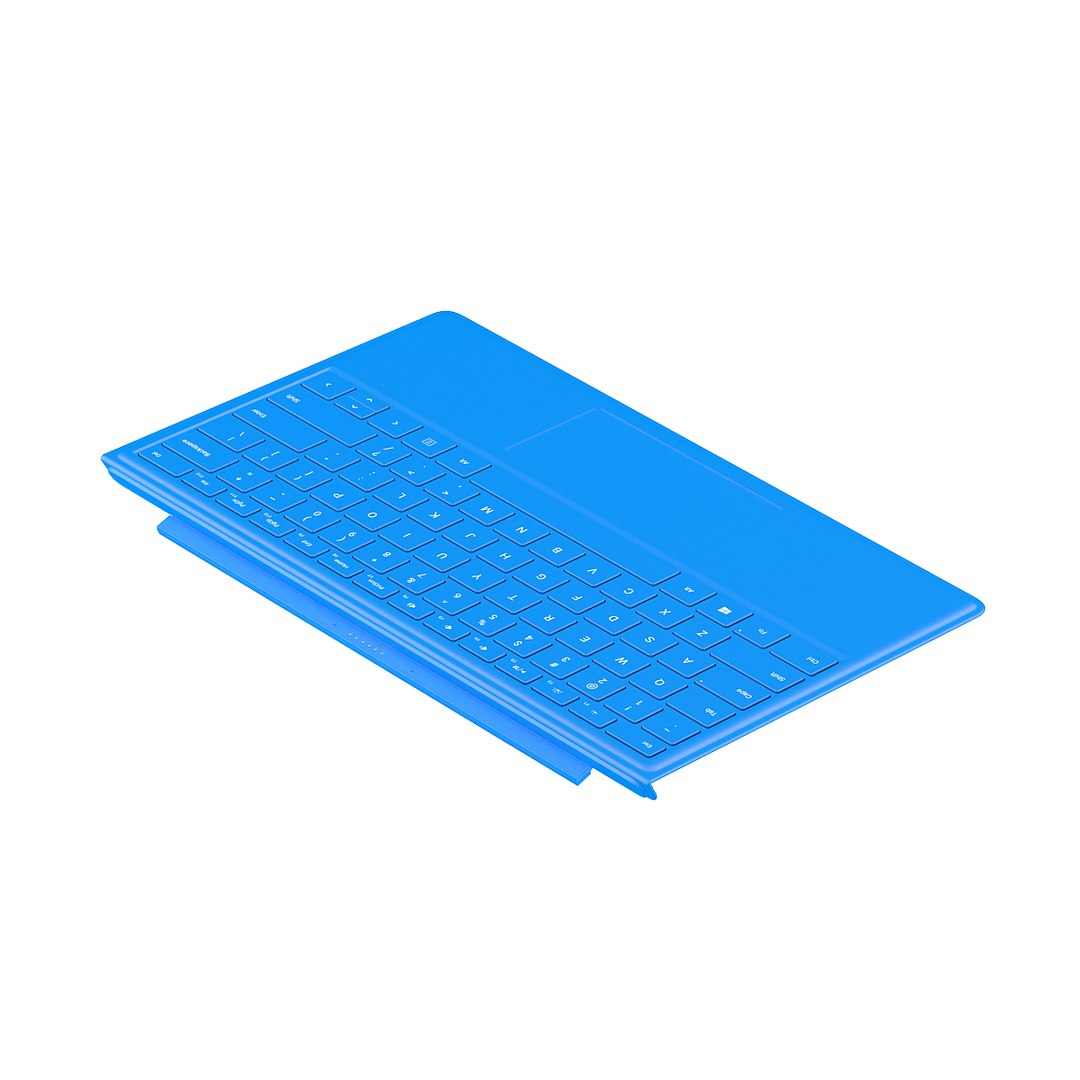 Bent Surface Keyboard 3D - TurboSquid 1183829
