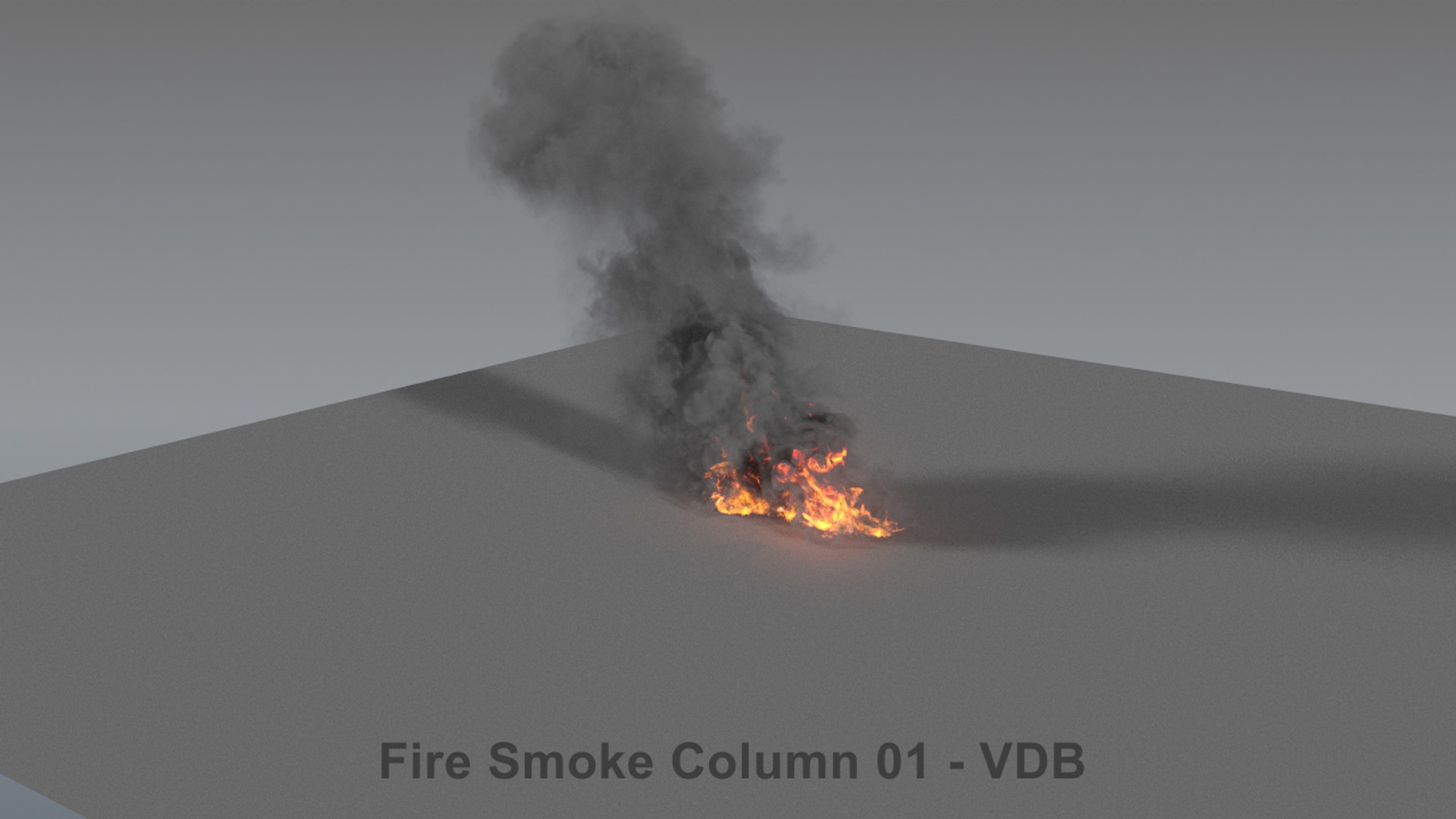 3D model smoke column - TurboSquid 1503026