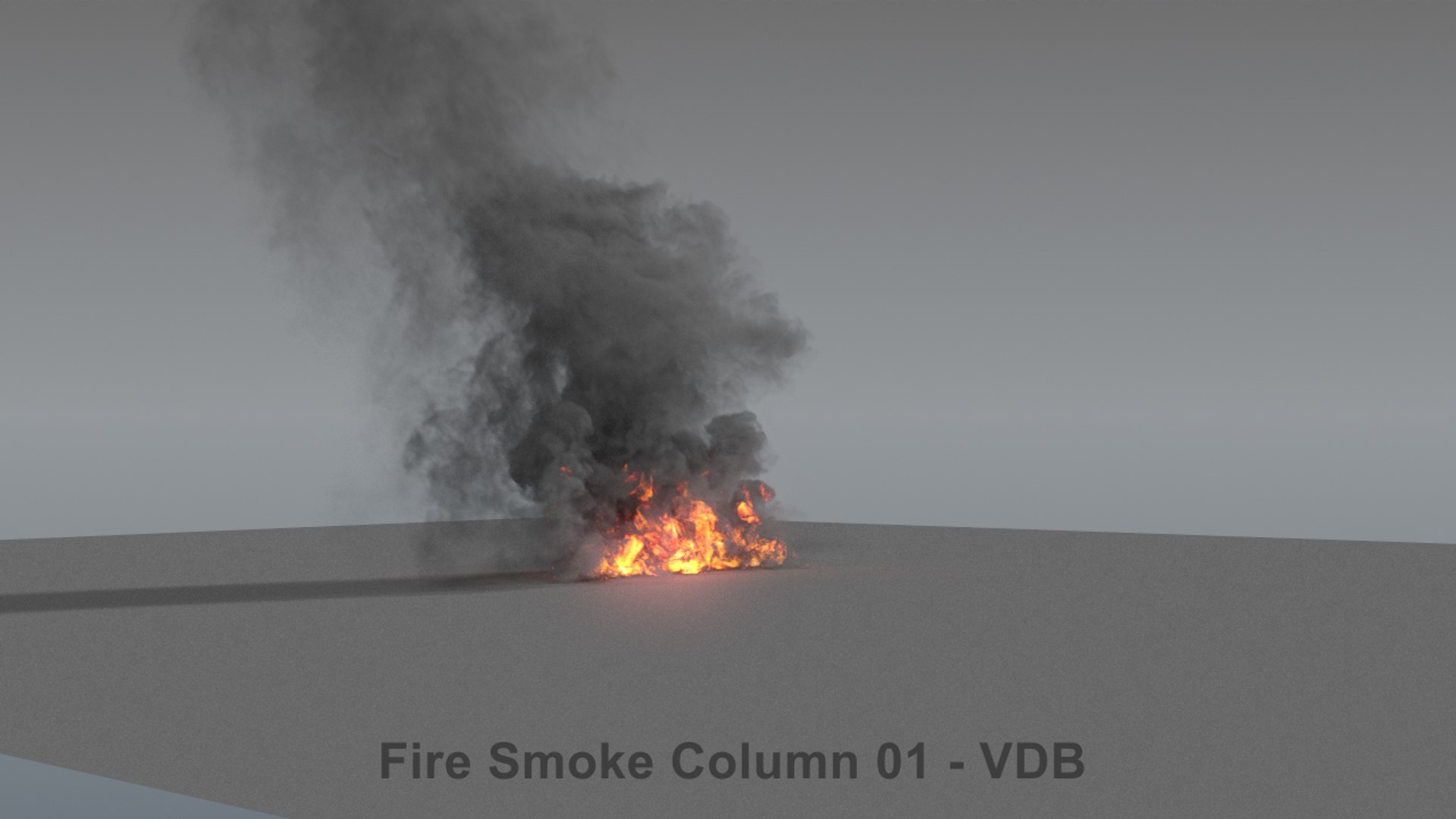 3D model smoke column - TurboSquid 1503026