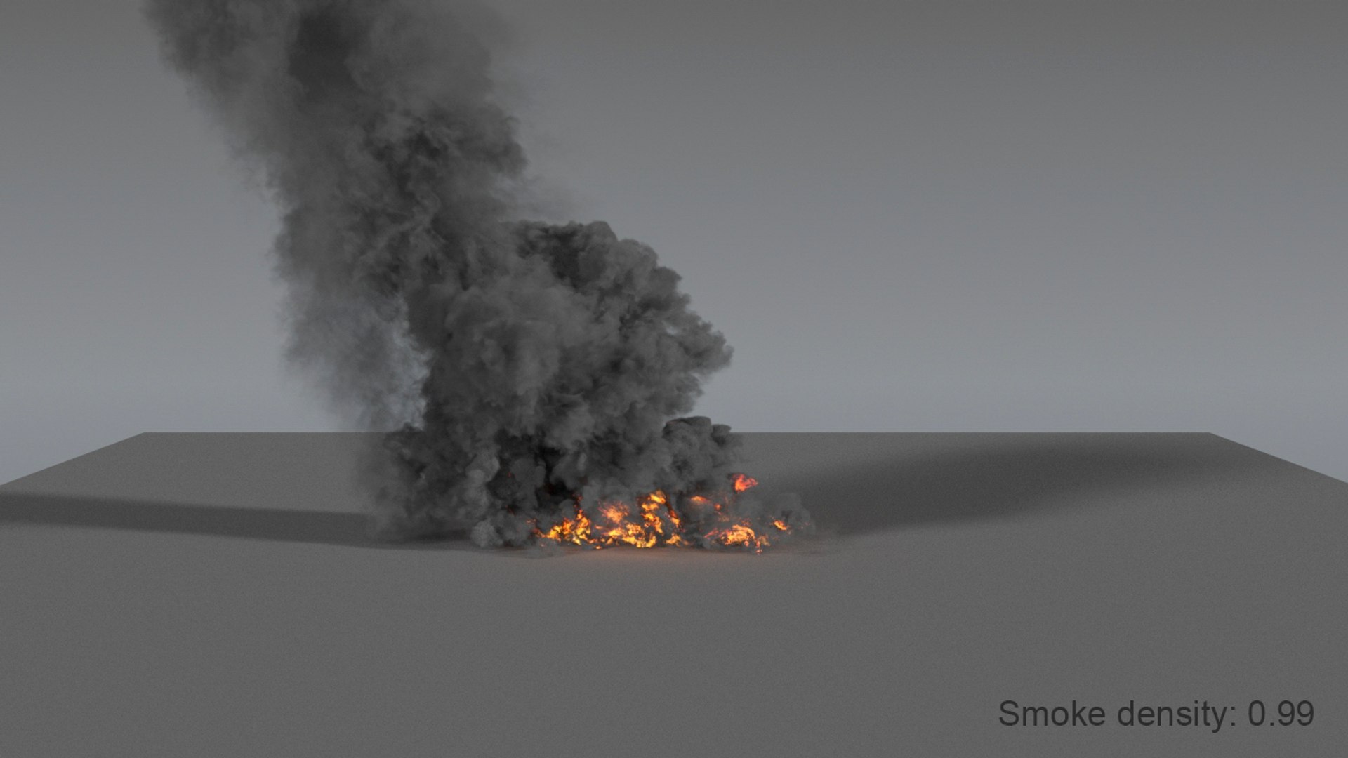 3D model smoke column - TurboSquid 1503026