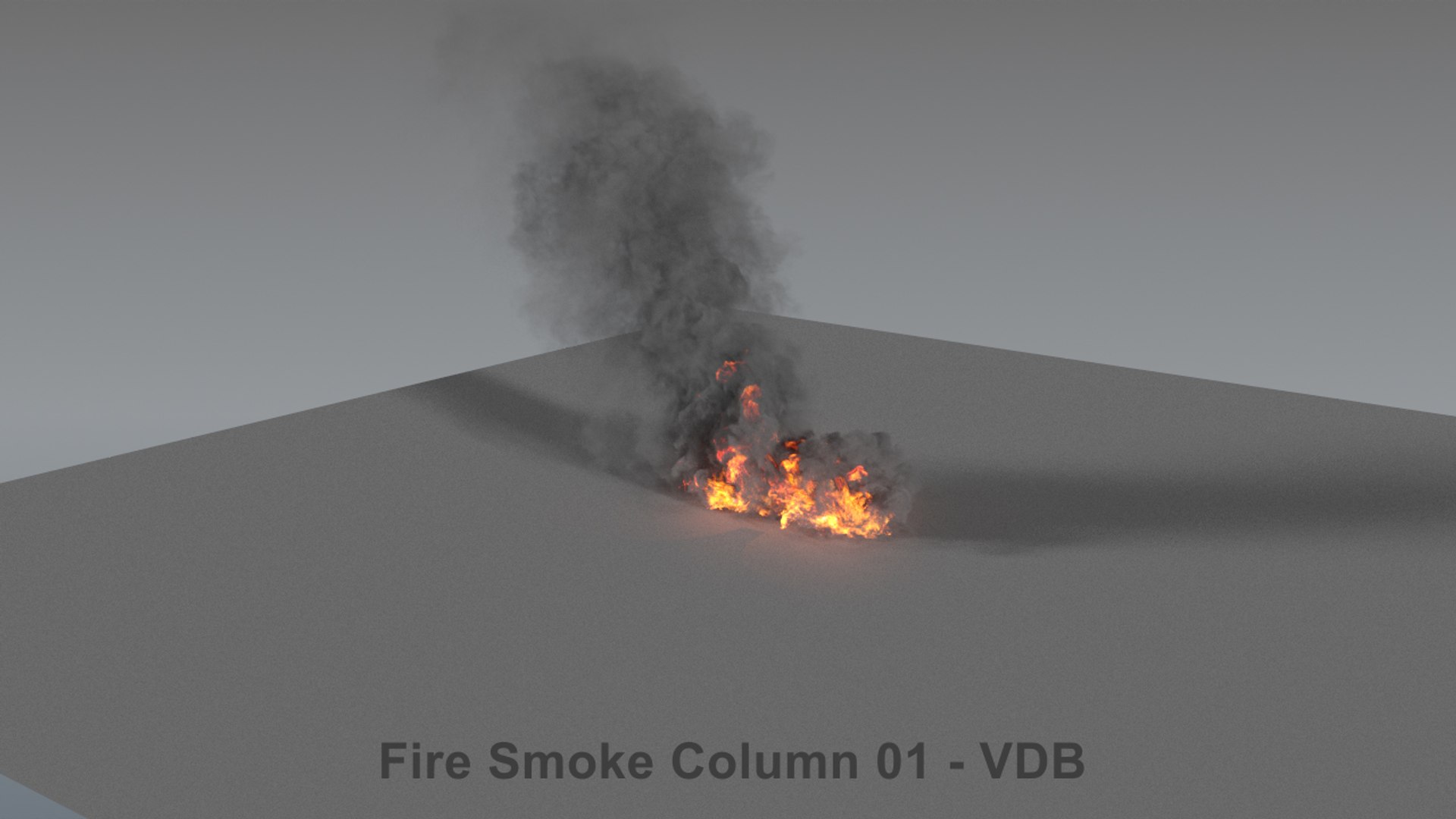 3D model smoke column - TurboSquid 1503026